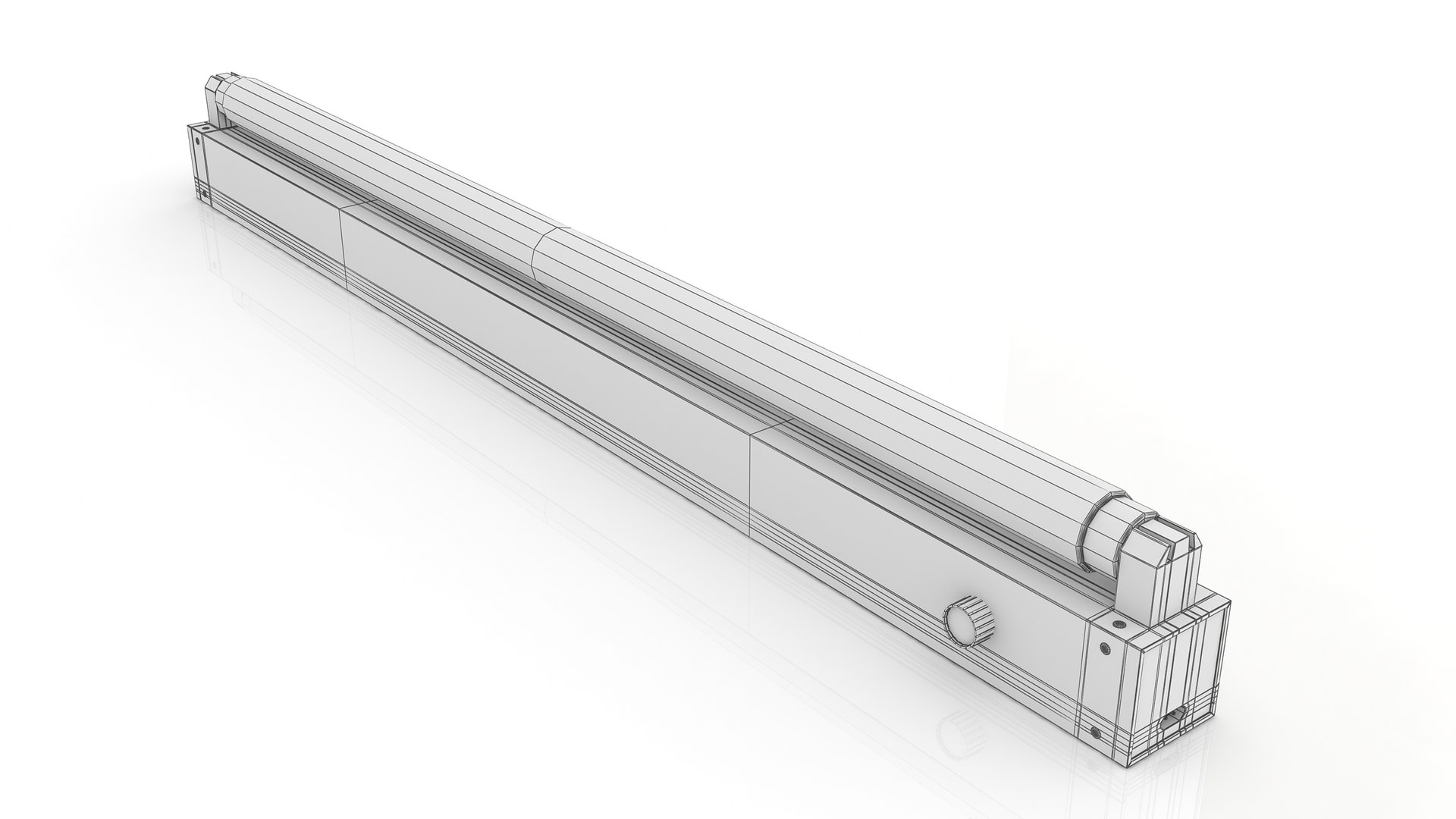 3D Fluorescent Fixture - TurboSquid 1722283