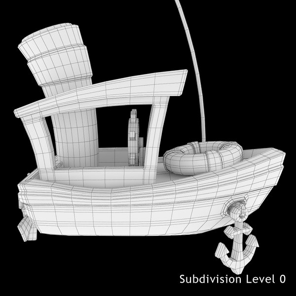 3d model toy ship