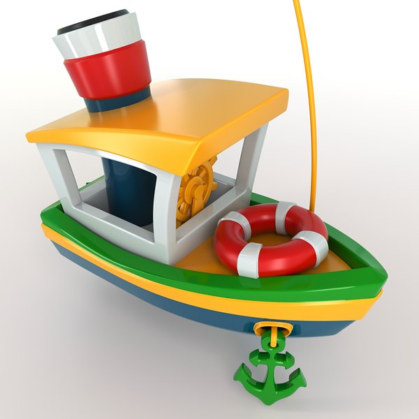 3d model toy ship