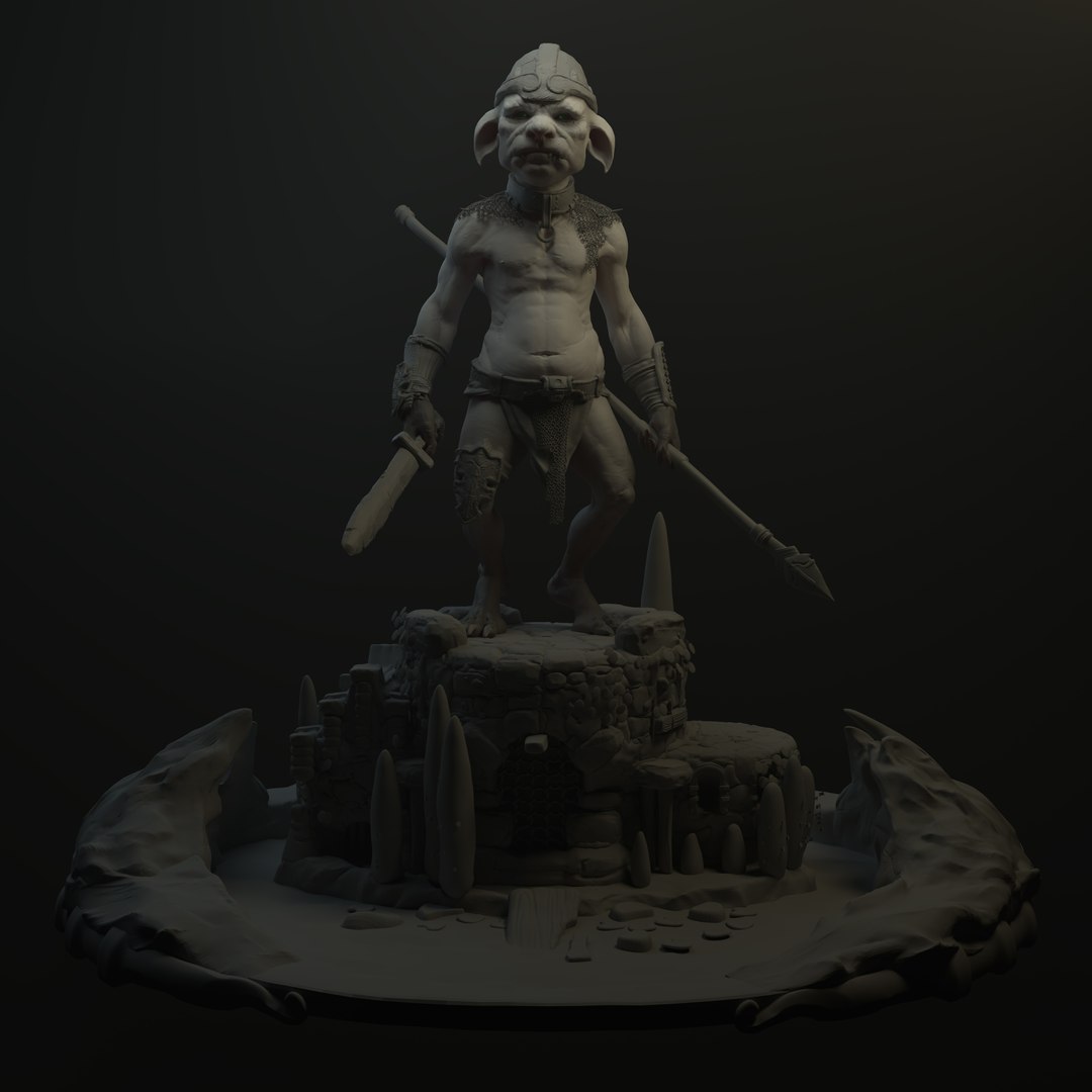 Warrior Goblin Slayer 3D Model - TurboSquid 1718070