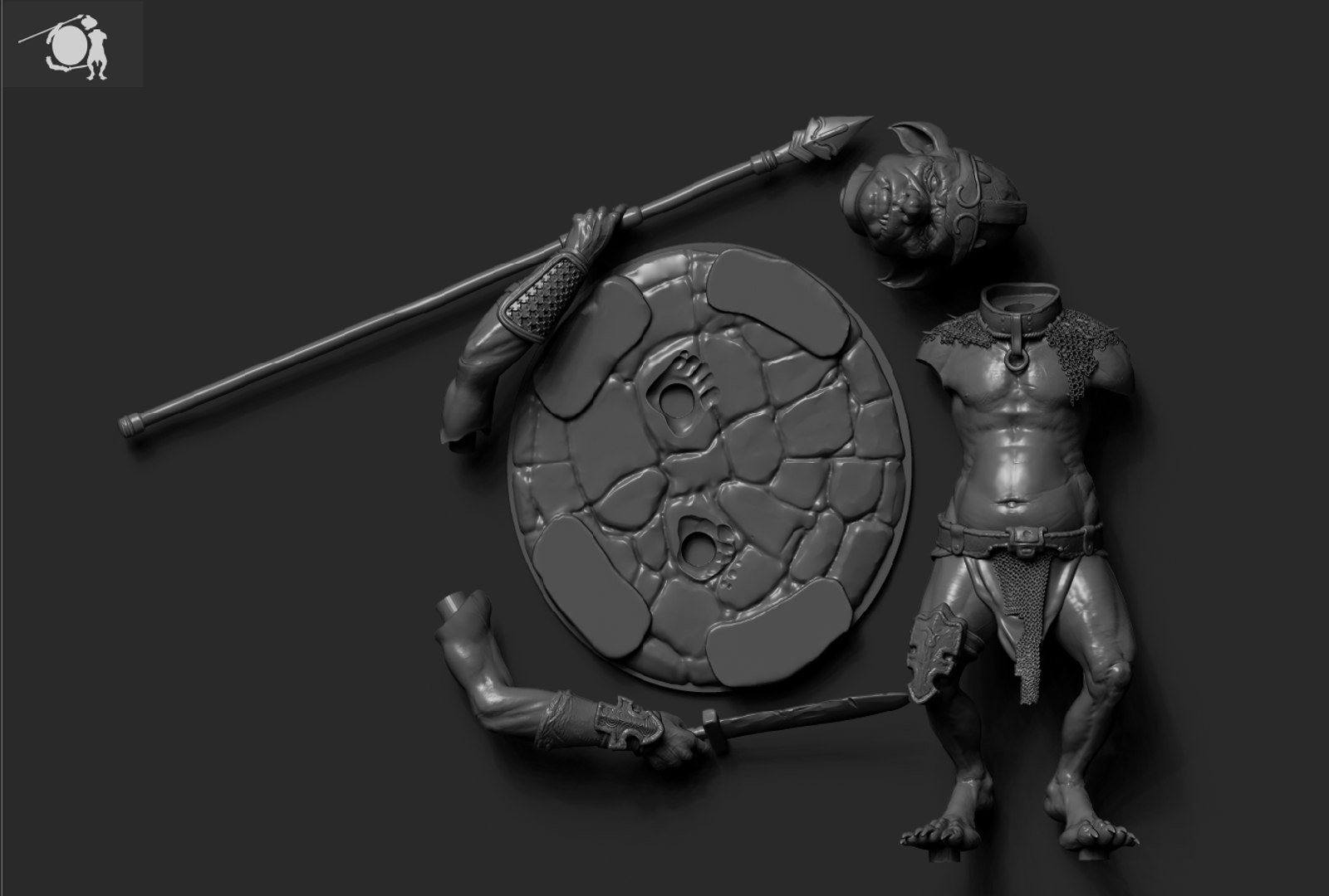 Warrior Goblin Slayer 3D Model - TurboSquid 1718070