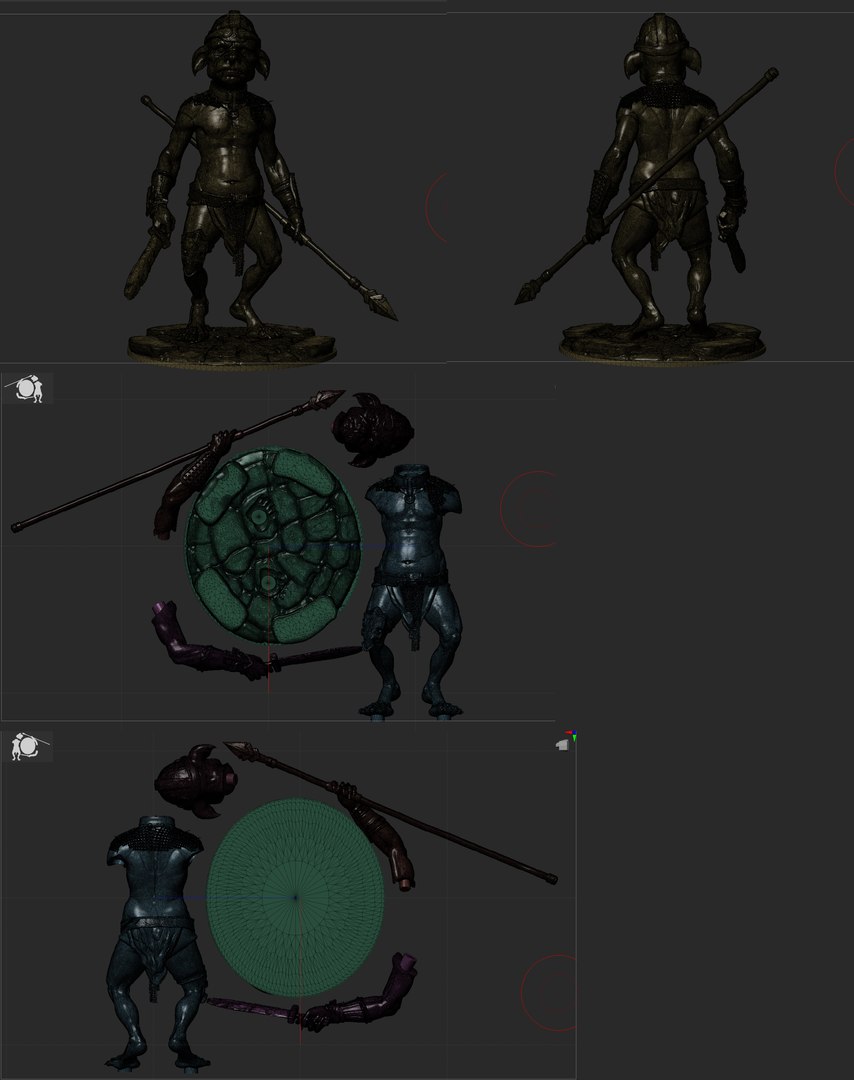 Warrior Goblin Slayer 3D Model - TurboSquid 1718070