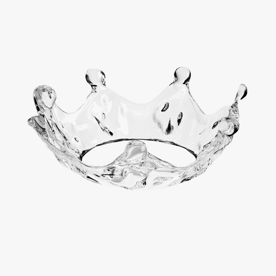 water crown 3d 3ds