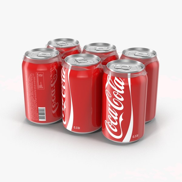 Coca cola cans model - TurboSquid 1459661
