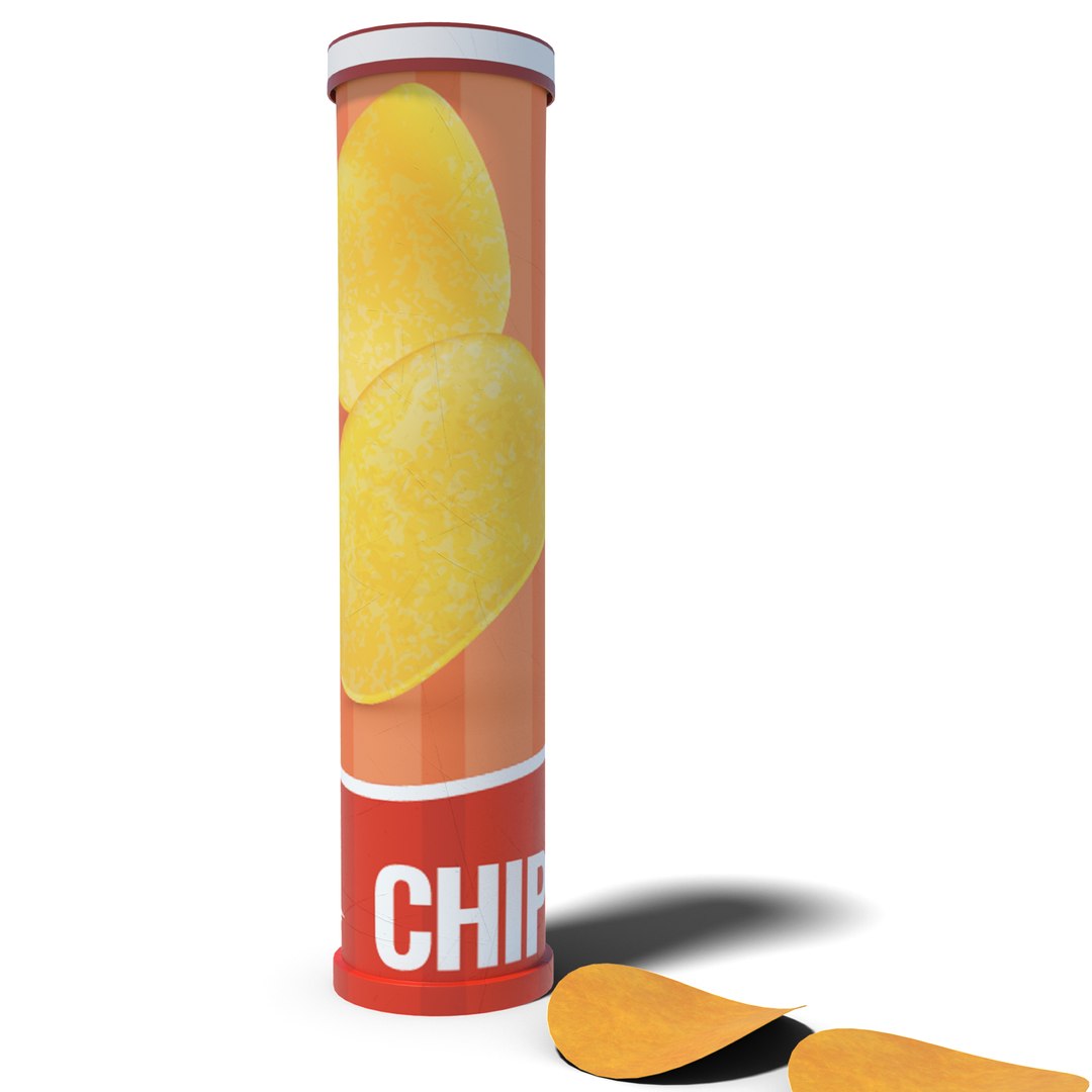 Chips Can Model - TurboSquid 2081705
