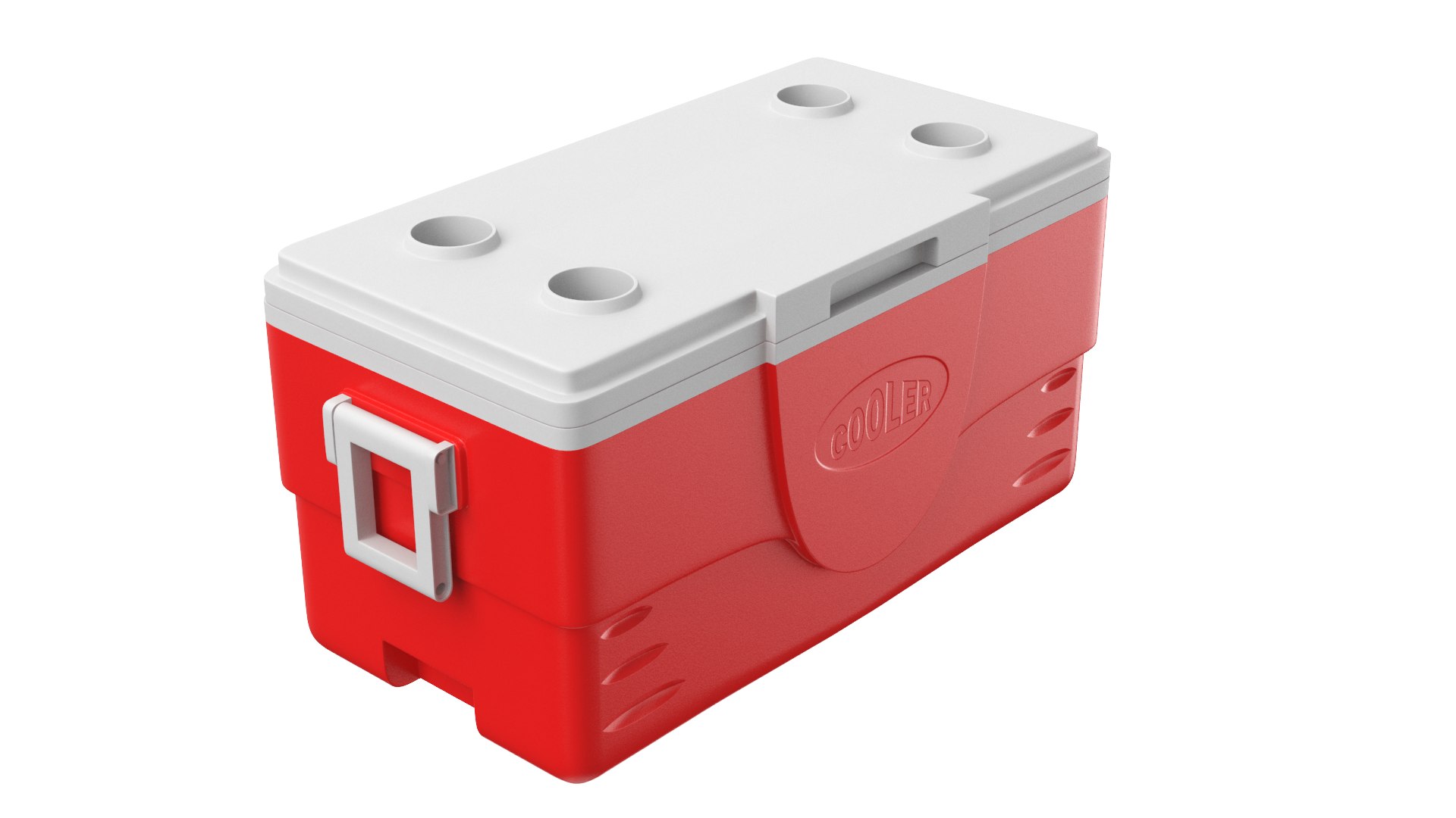 3D Red Ice Box - TurboSquid 1729499