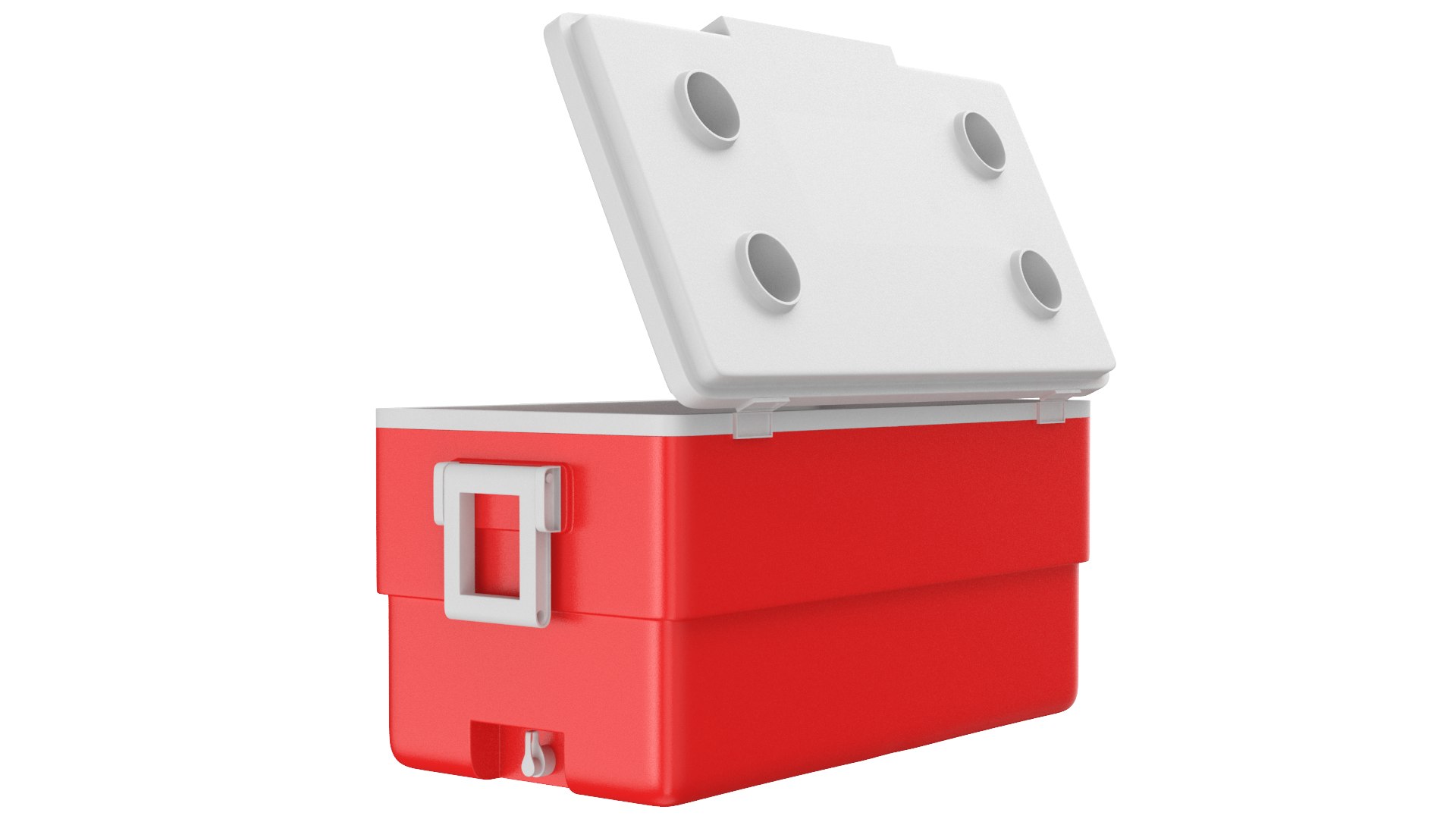 3D Red Ice Box - TurboSquid 1729499