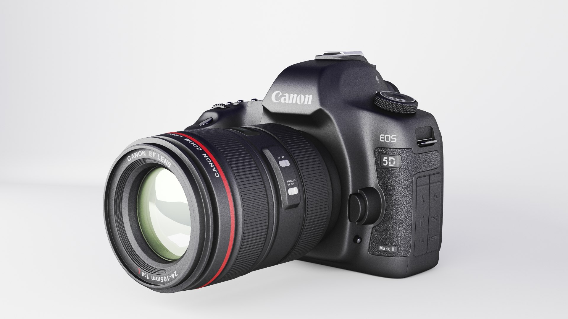 3D Model Realistic Canon 5d Mark - TurboSquid 1167258
