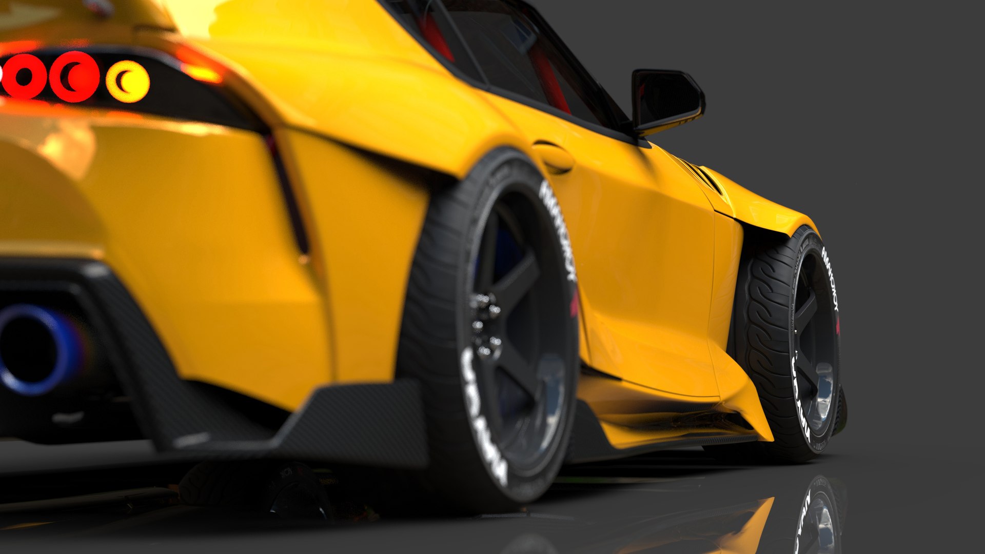 Toyota Supra A90 Heavy Model - TurboSquid 1554572