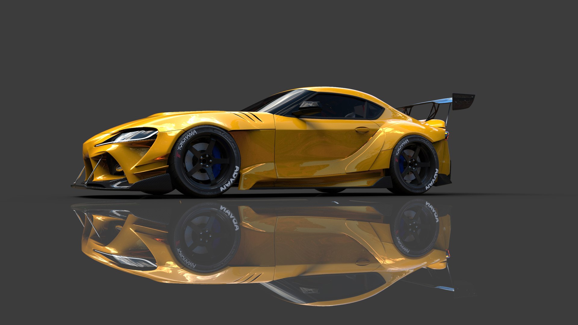 Toyota Supra A90 Heavy Model - TurboSquid 1554572