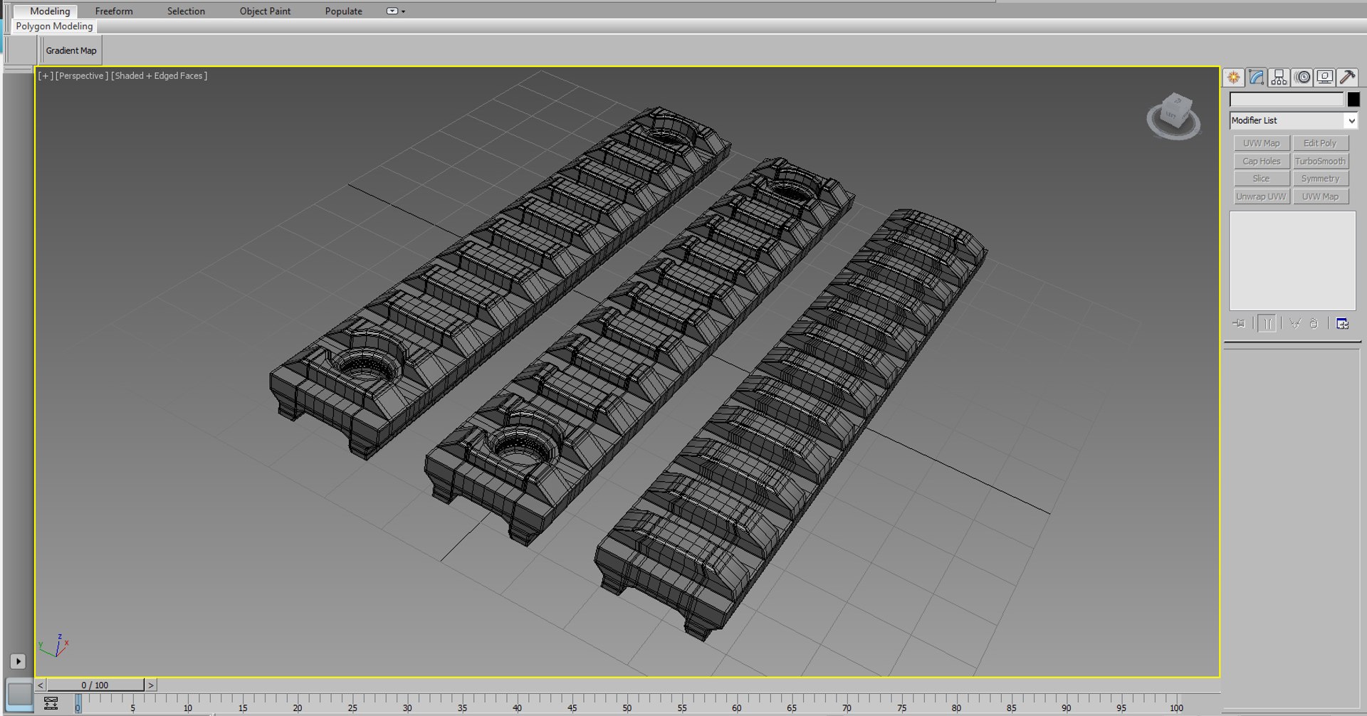 Picatinny Rails 3d Model