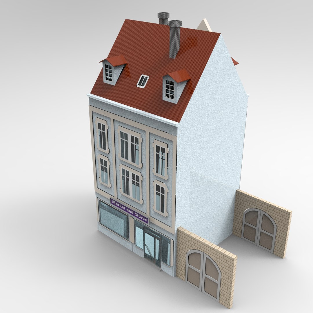 Free tower building model - TurboSquid 1563471