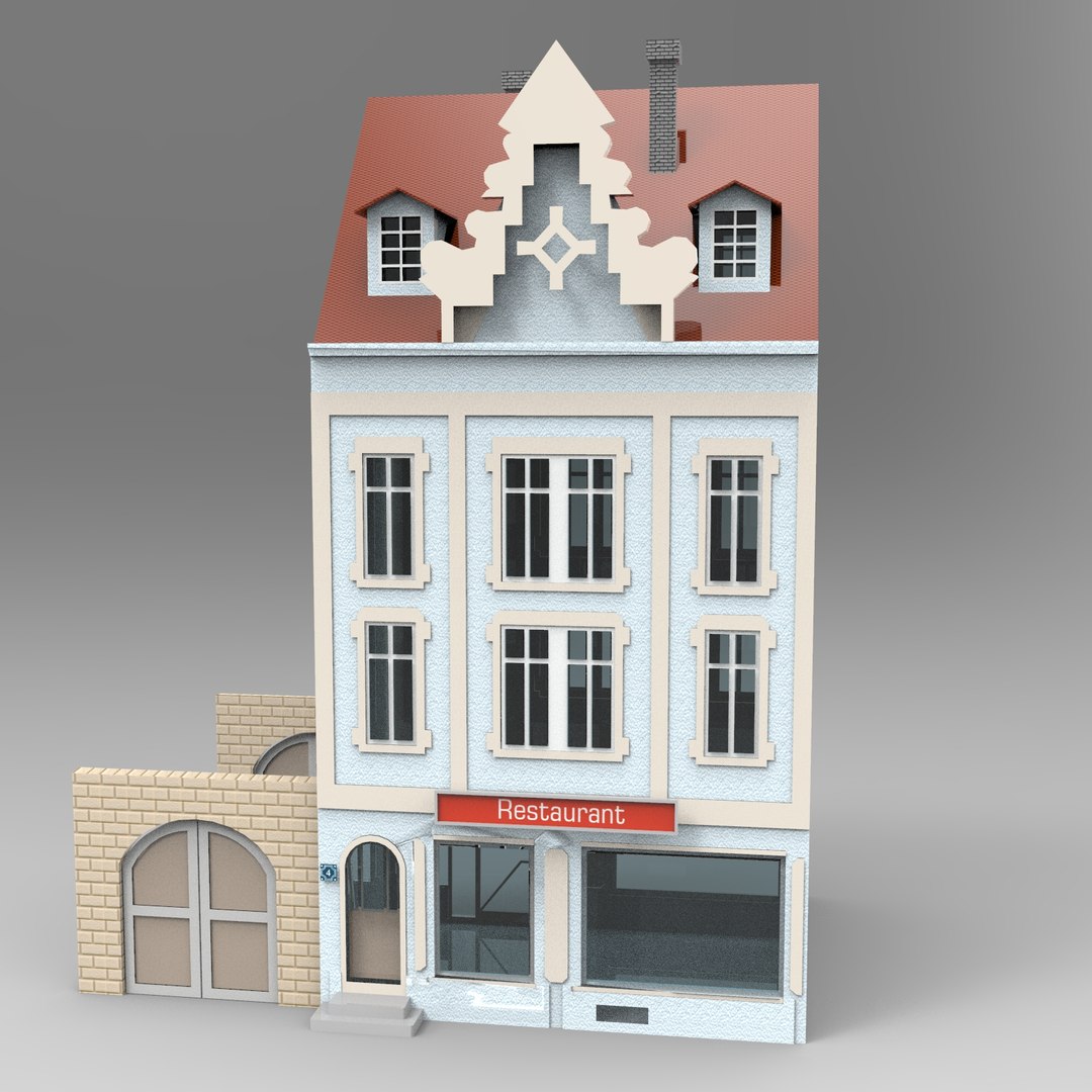 Free tower building model - TurboSquid 1563471