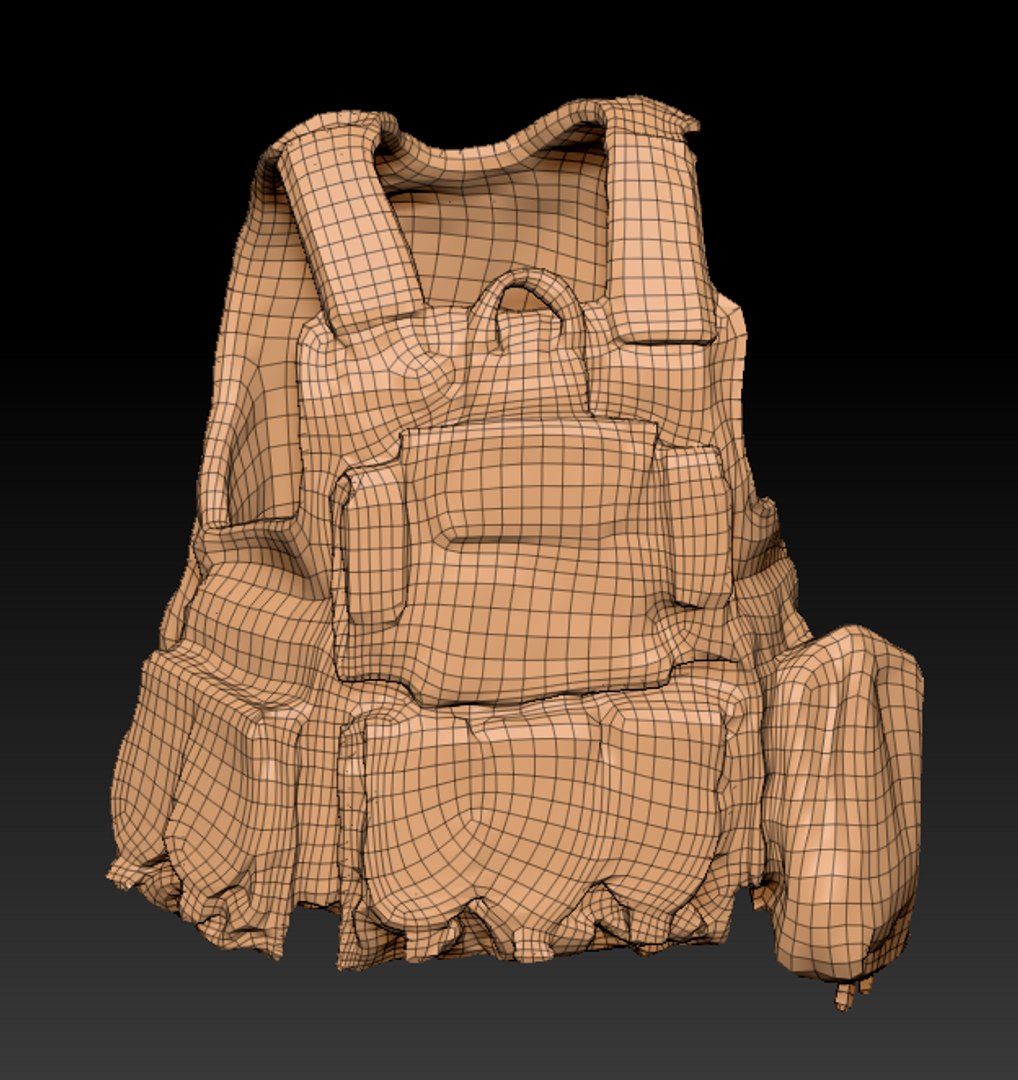 3D Equipped Military Body Armor Model - TurboSquid 1471152