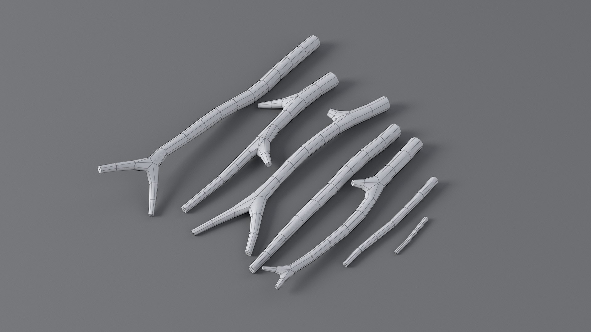 3D Cartoon Twigs Model - TurboSquid 1941545