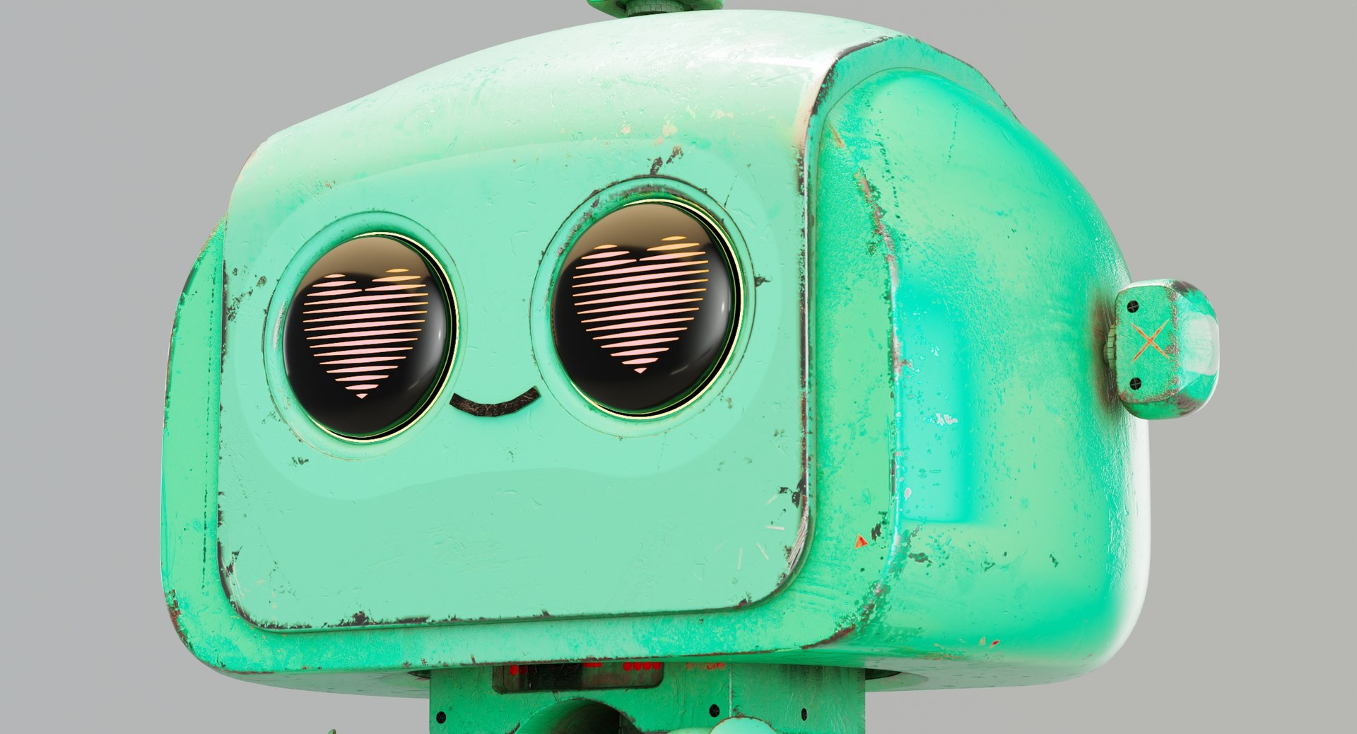 Cute Robot 3D model - TurboSquid 1953169