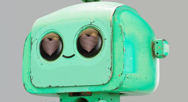 Cute Robot 3D model - TurboSquid 1953169