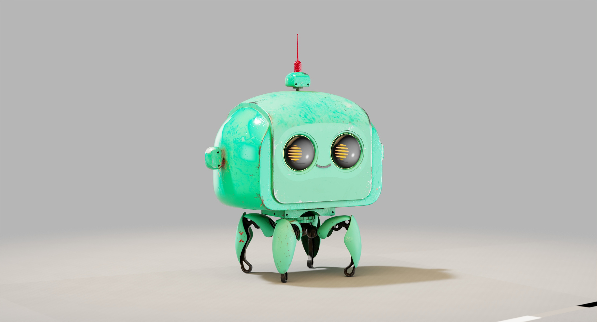Cute Robot 3D model - TurboSquid 1953169