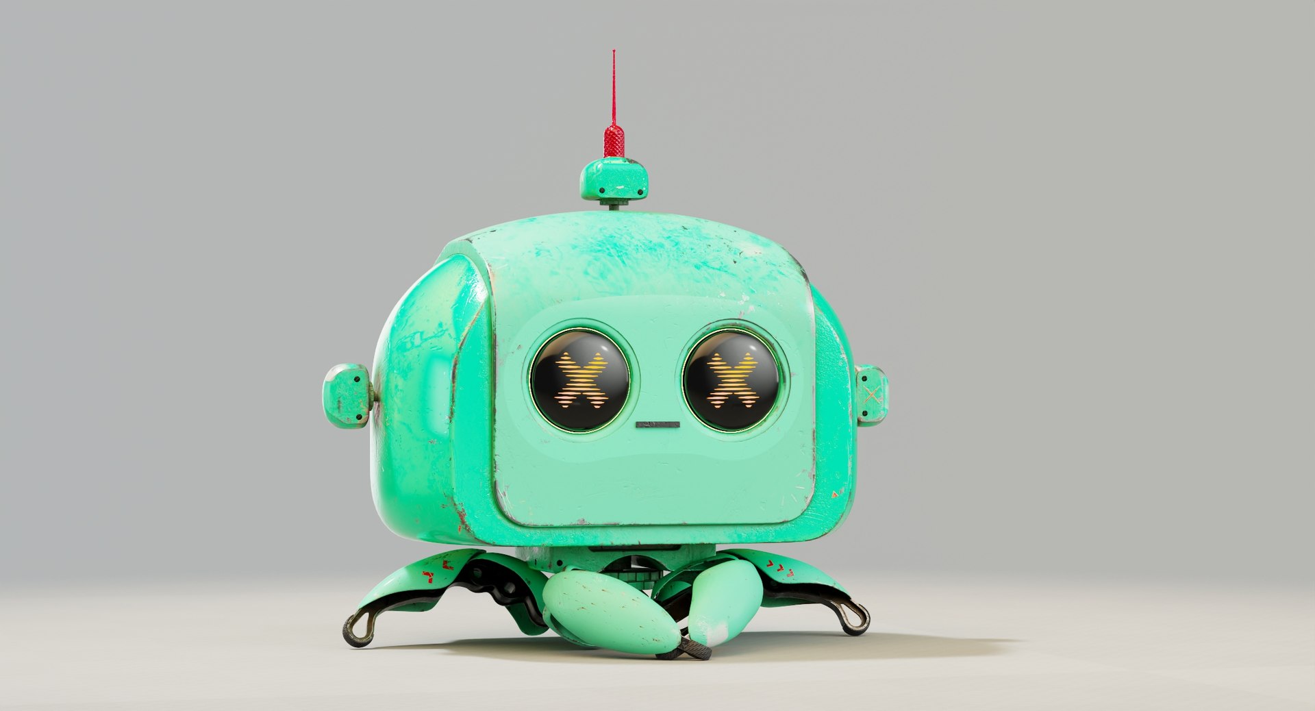 Cute Robot 3D model - TurboSquid 1953169