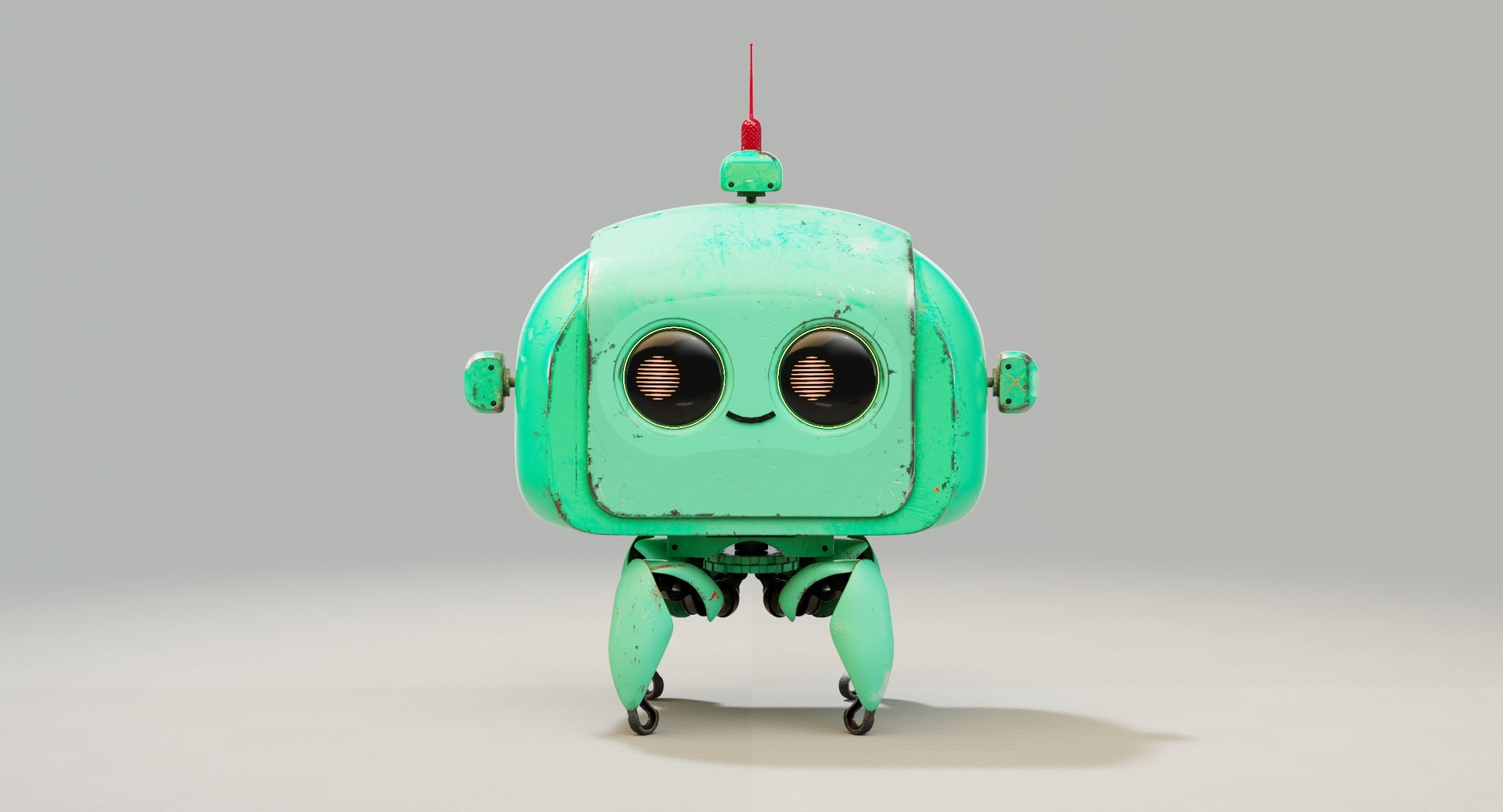 Cute Robot 3D model - TurboSquid 1953169