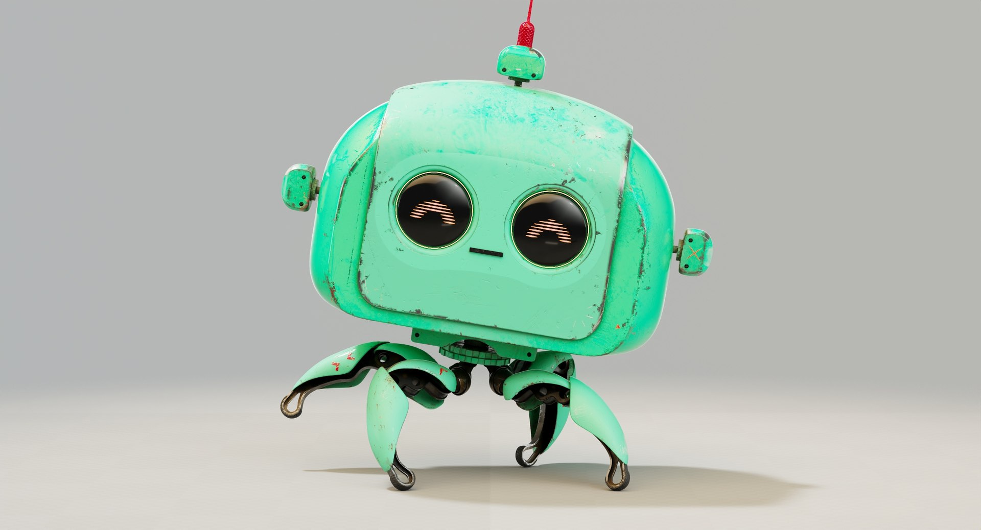 Cute Robot 3D model - TurboSquid 1953169