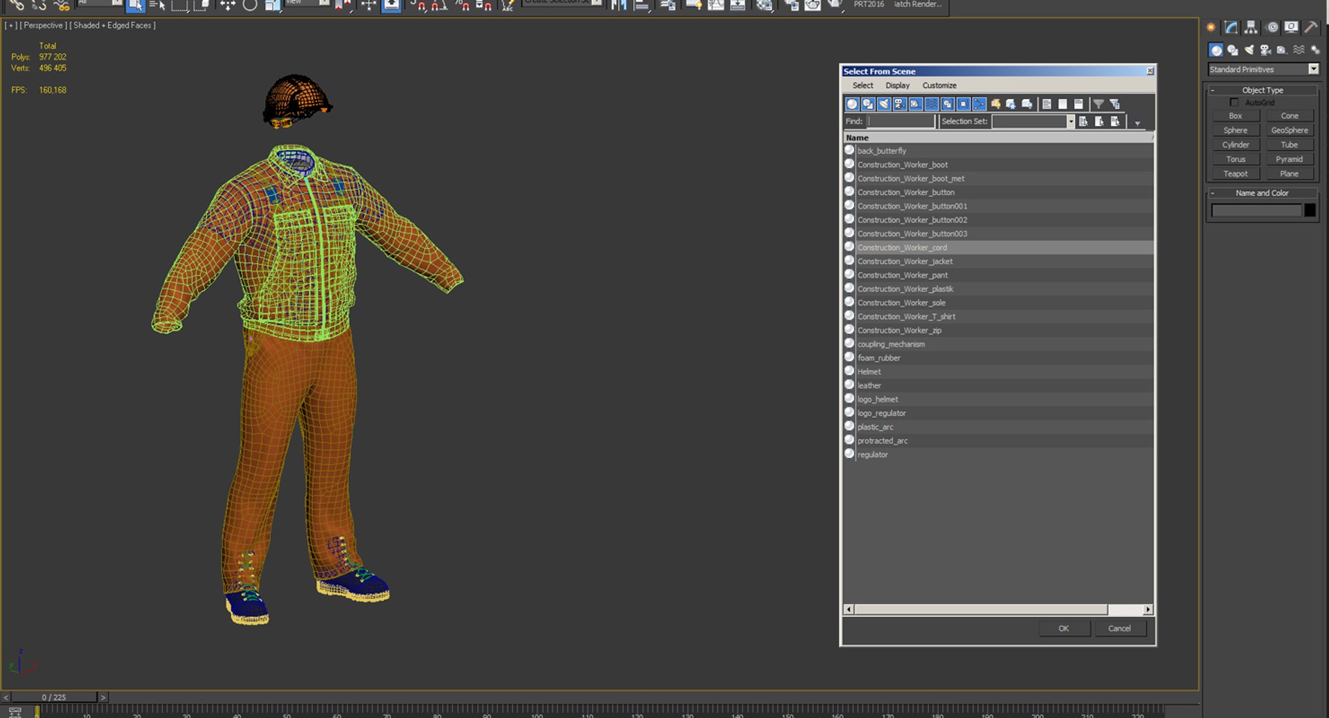 3d factory work wear overalls