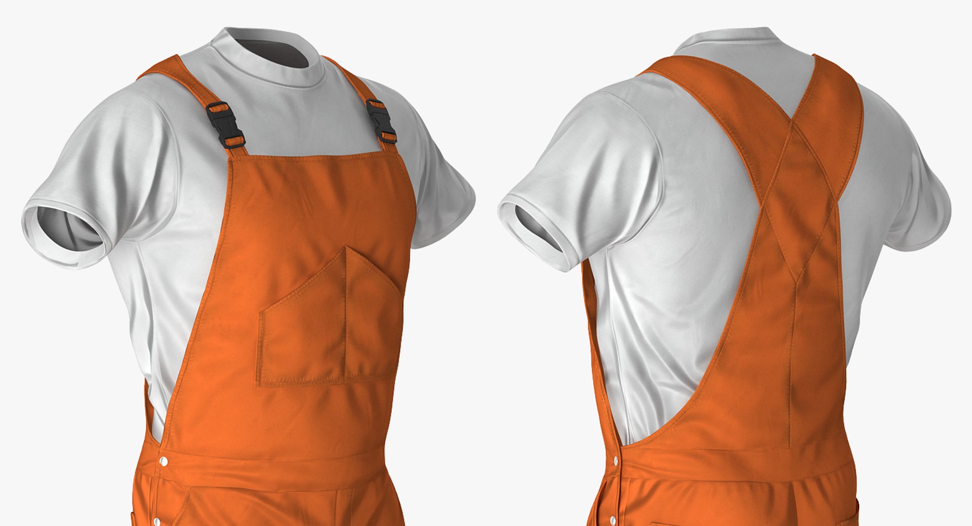 3d Factory Work Wear Overalls