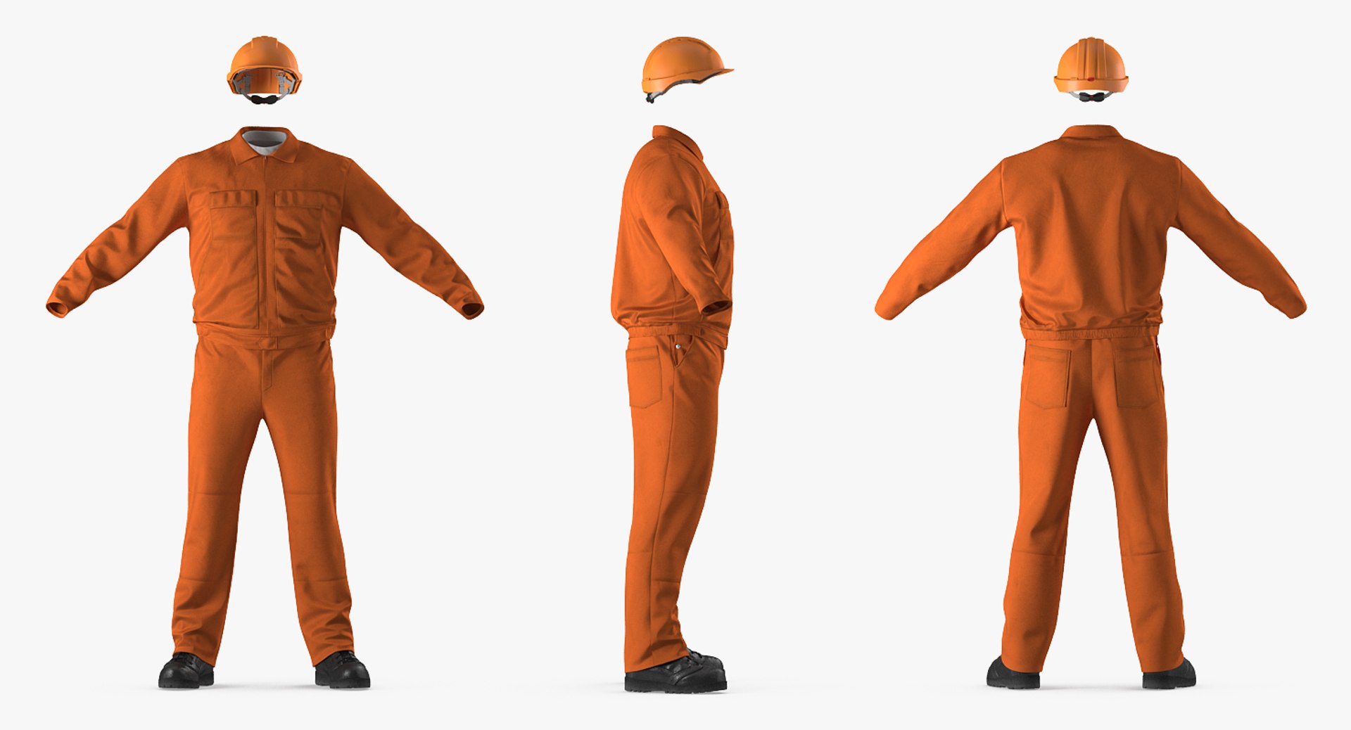 3d Factory Work Wear Overalls
