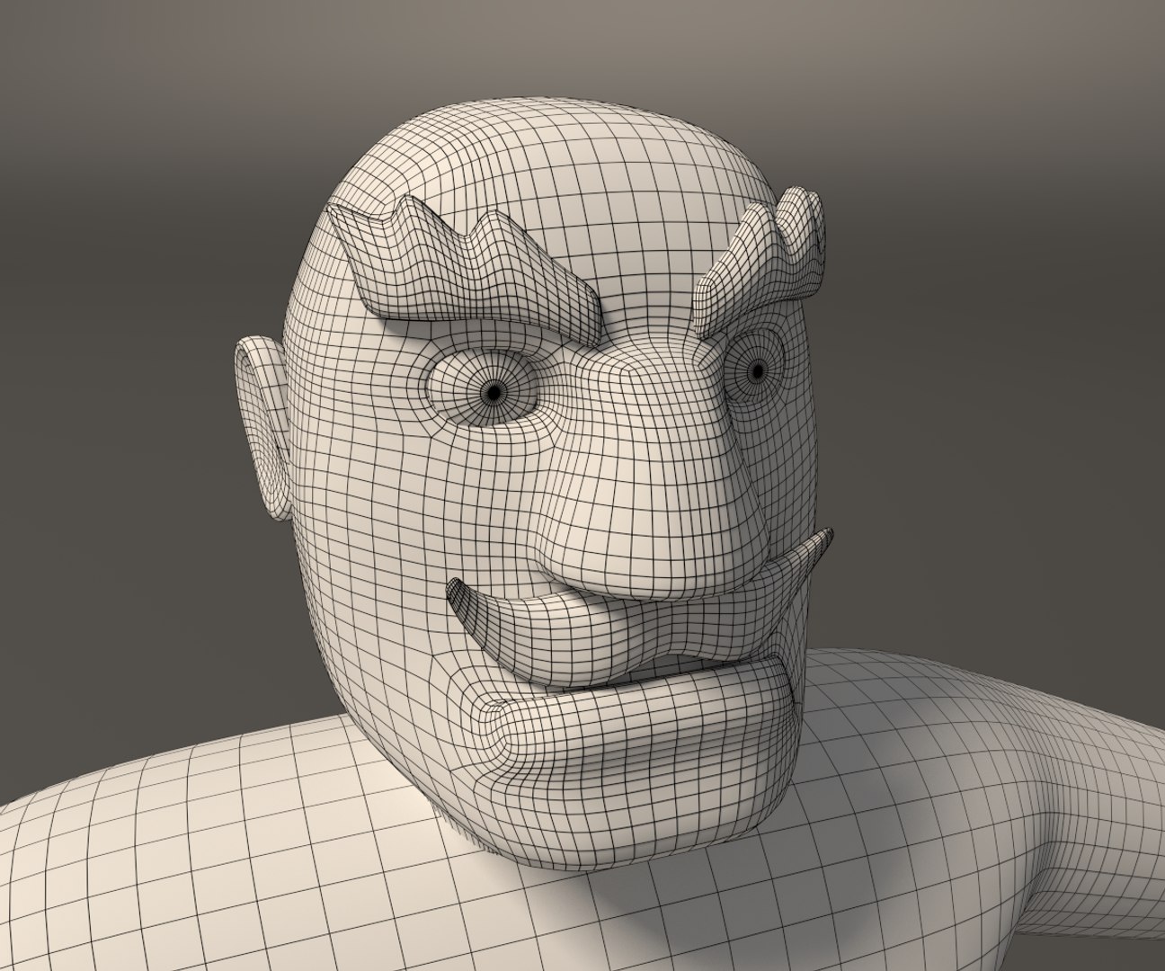 3d model cartoon character toon