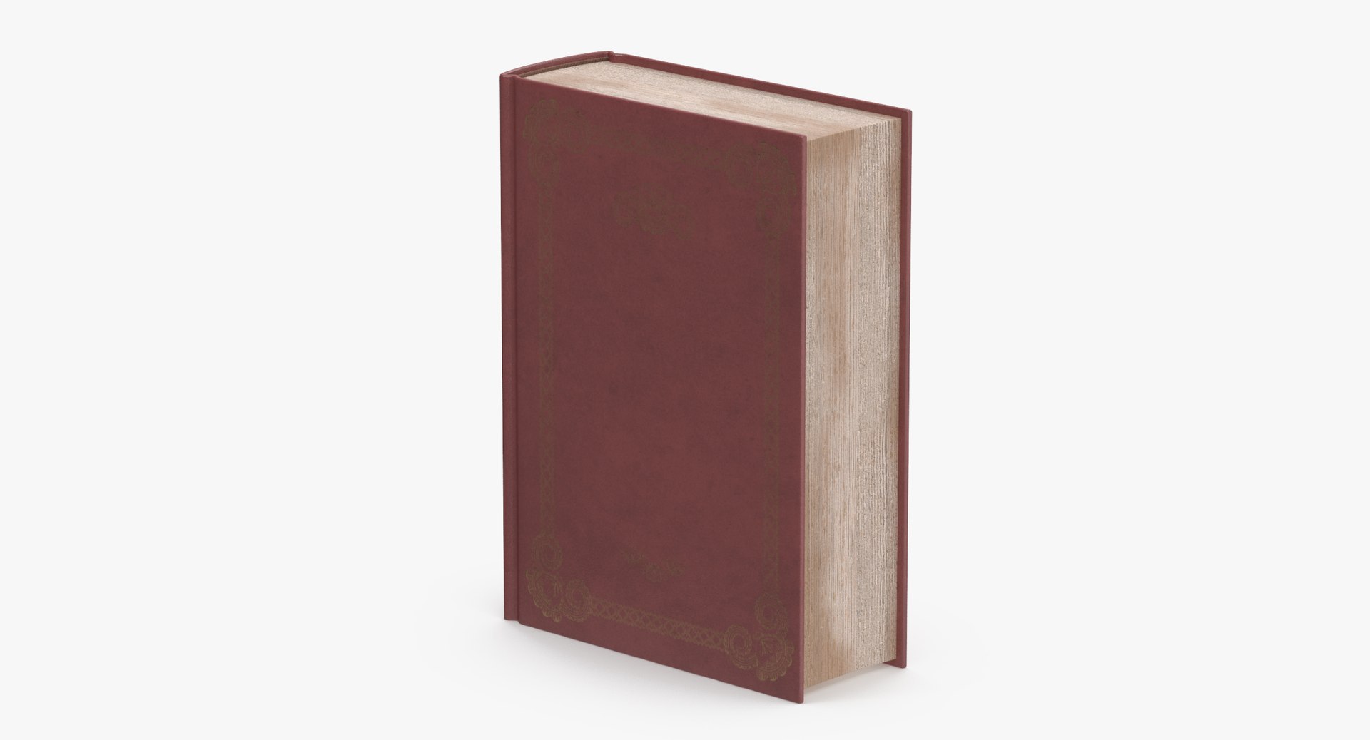 3d classic book 05 standing model