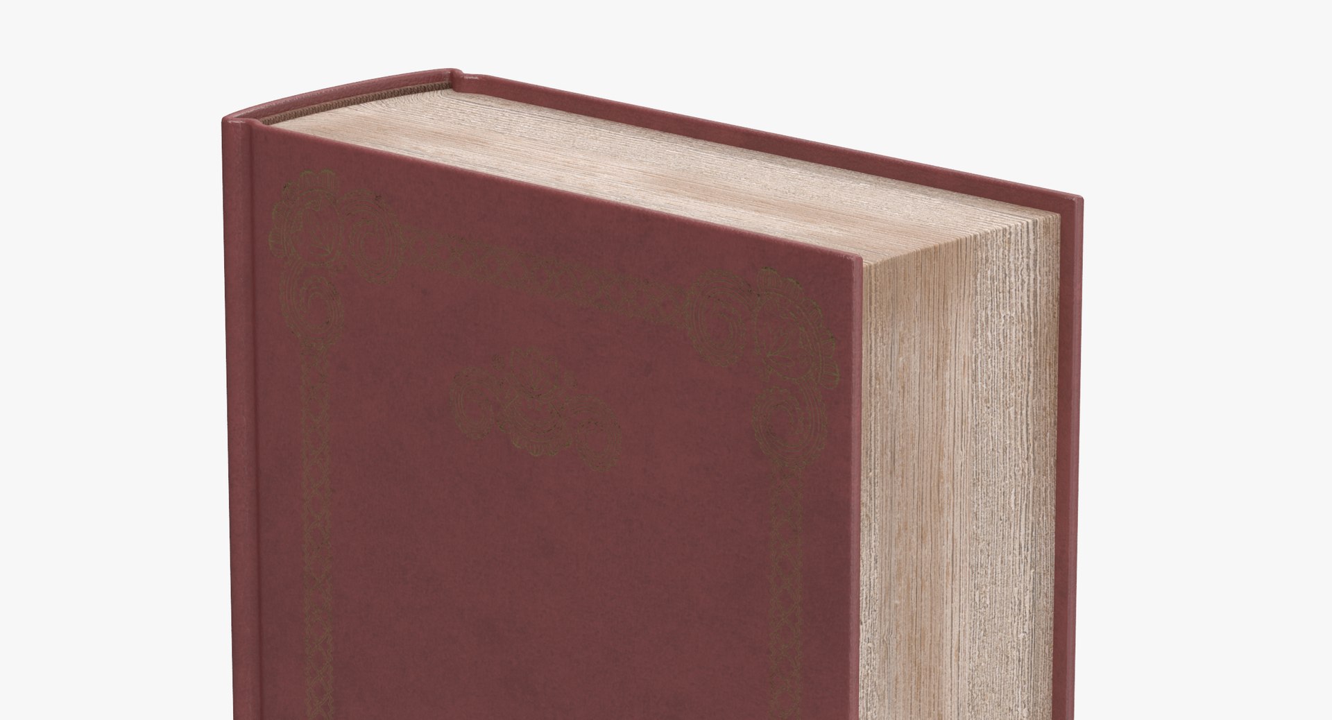 3d classic book 05 standing model