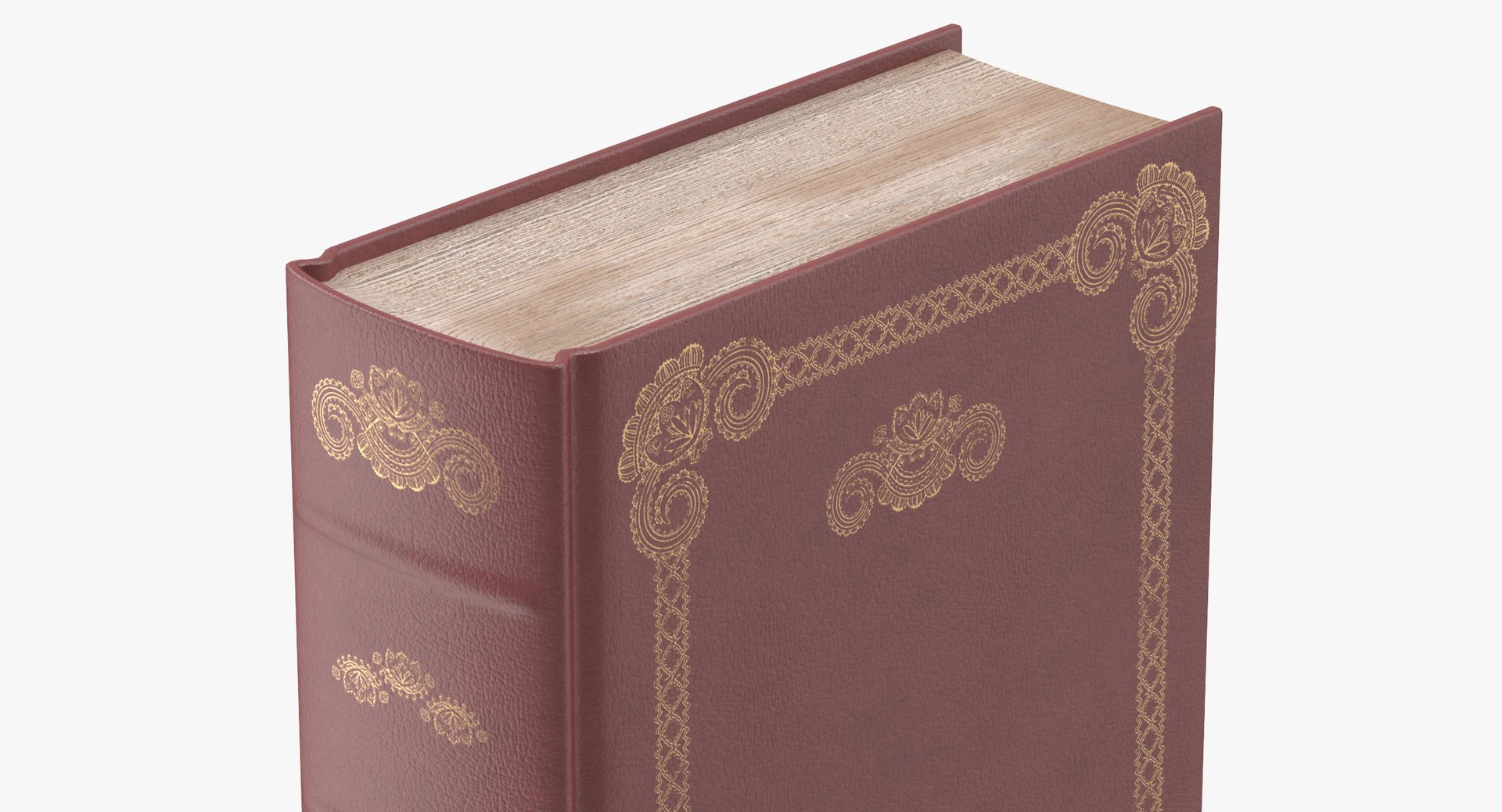 3d classic book 05 standing model