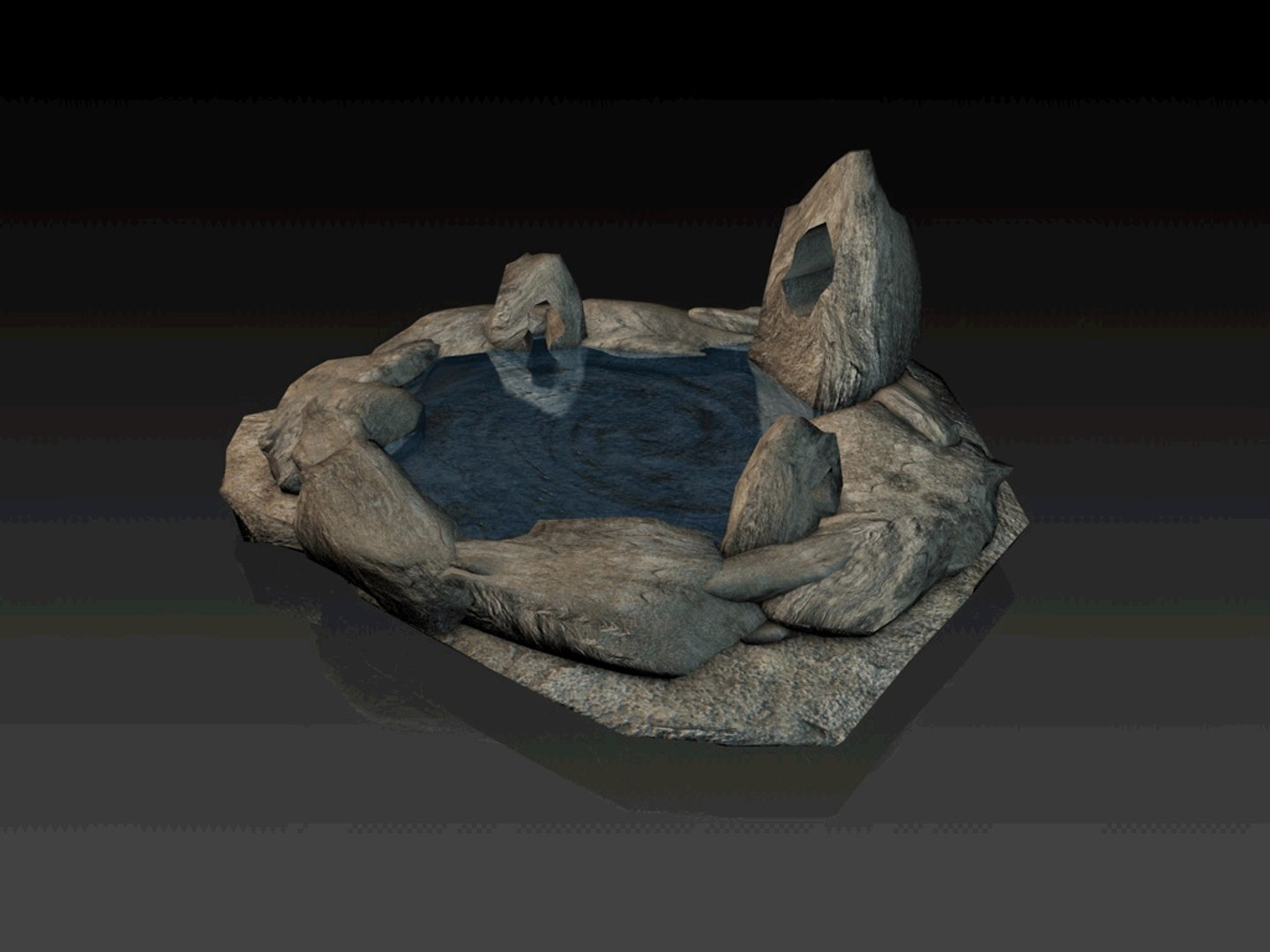 3D Fantasy Natural Spring - TurboSquid 1239317