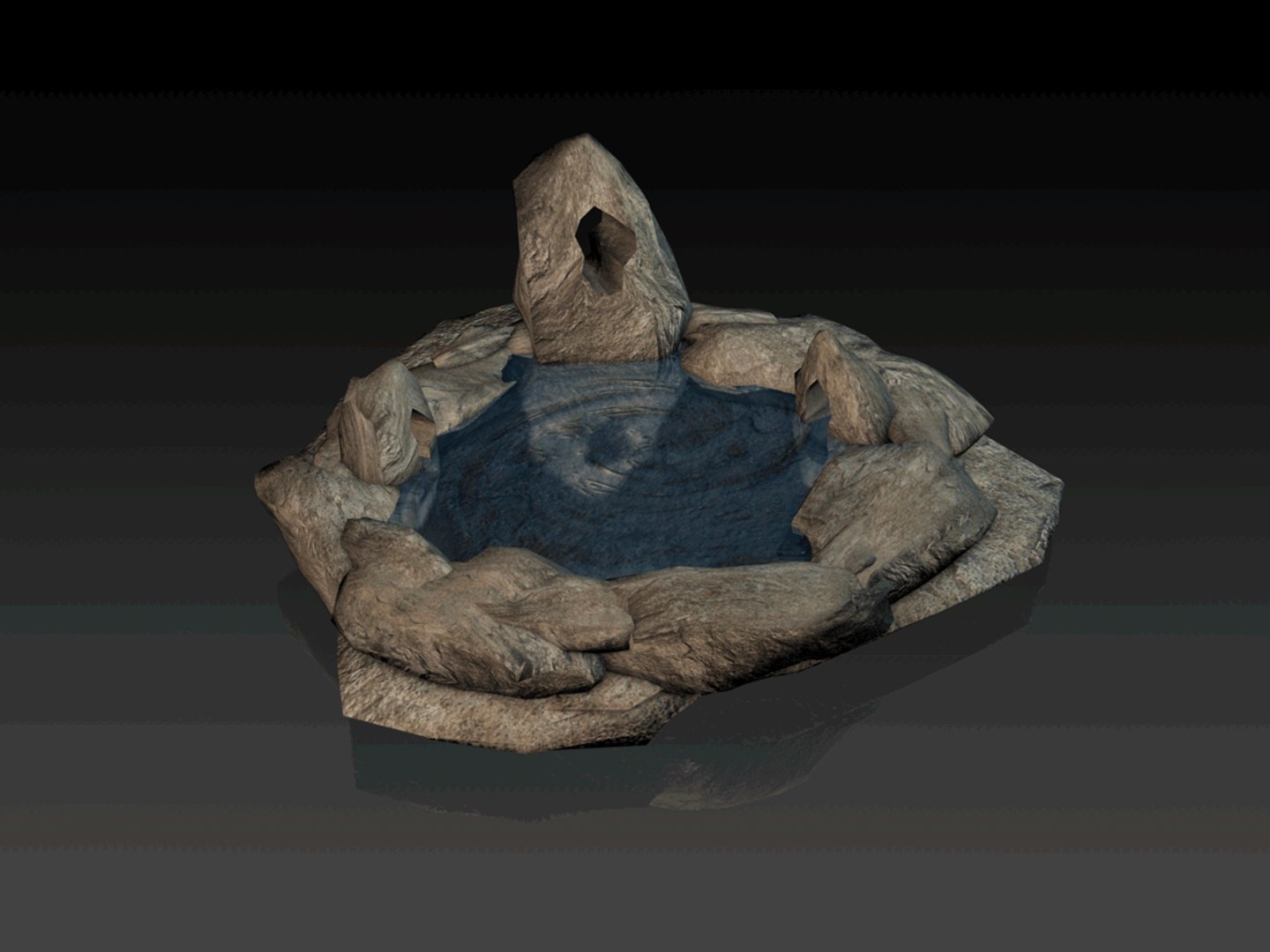 3D Fantasy Natural Spring - TurboSquid 1239317