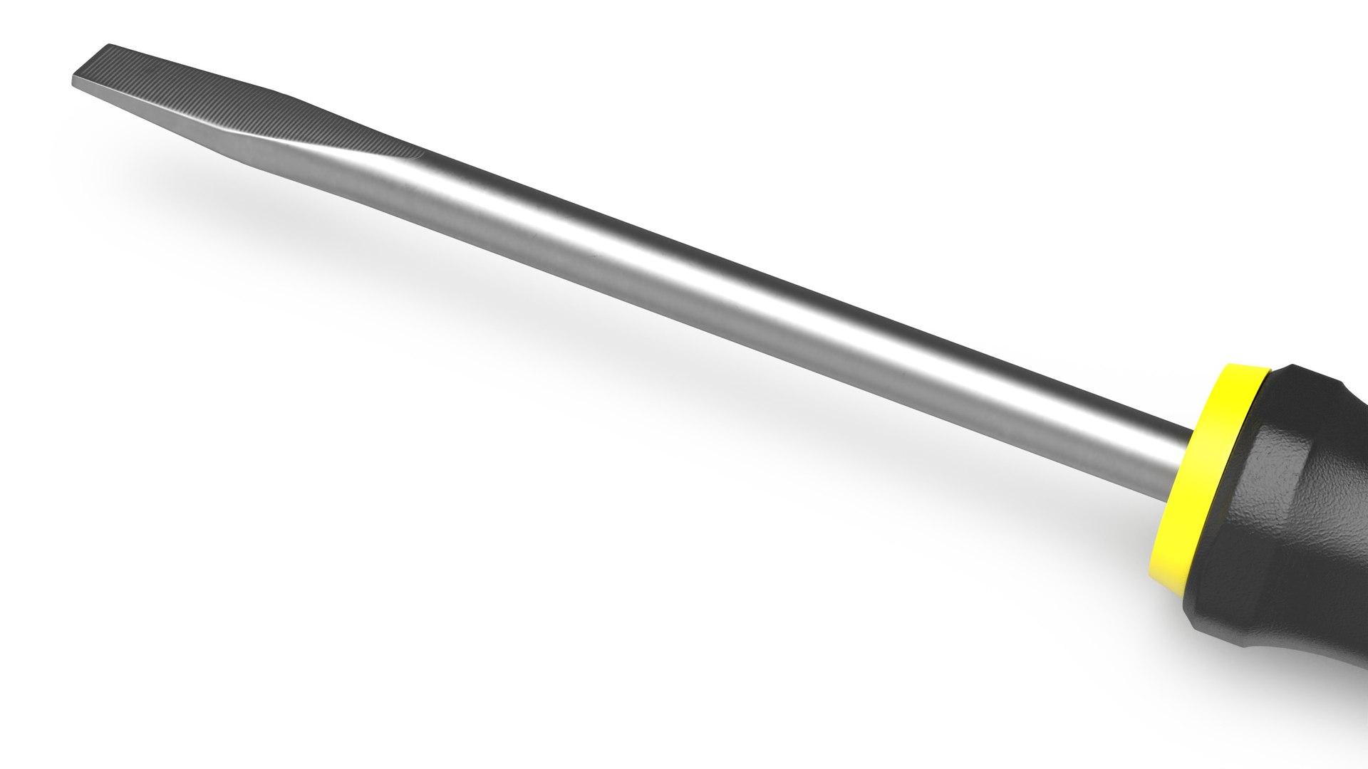 3D Model Flat Head Screwdriver 7mm - TurboSquid 2031813