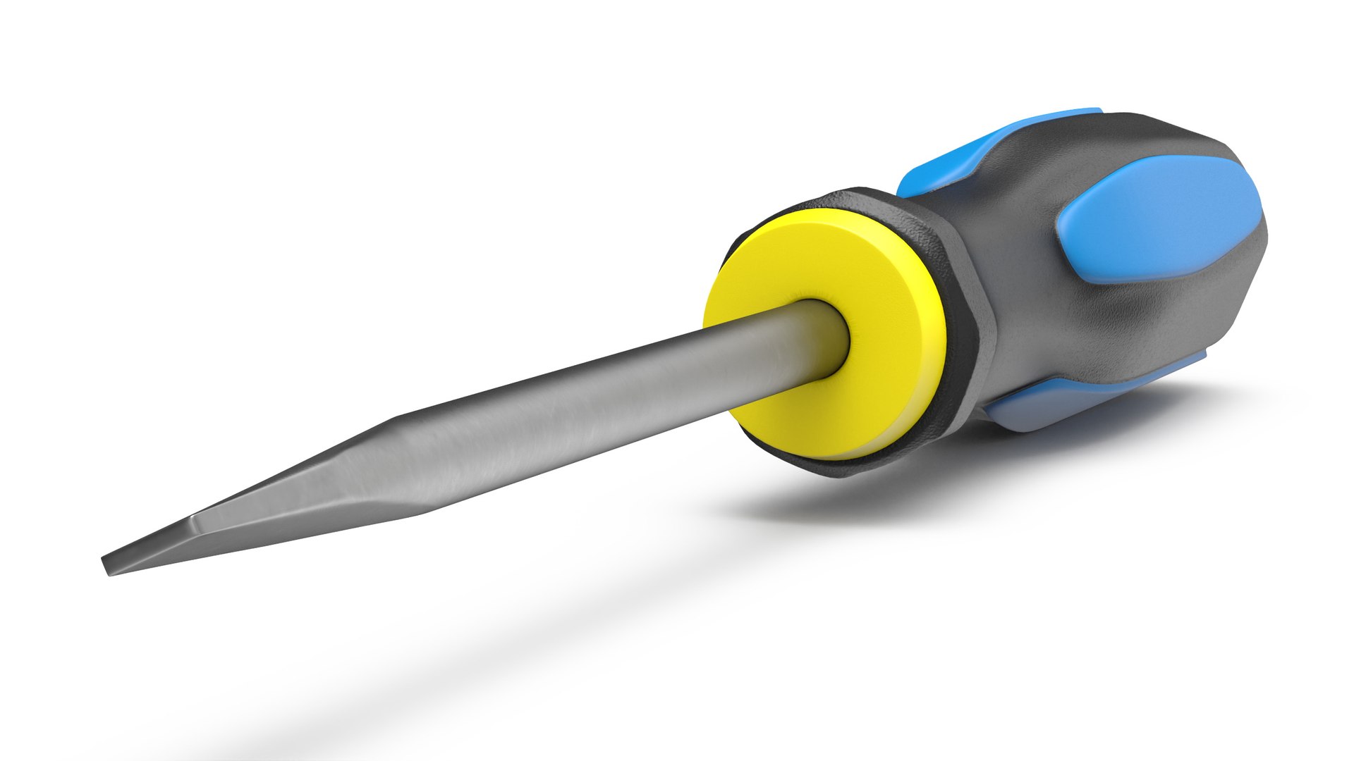 3D Model Flat Head Screwdriver 7mm - TurboSquid 2031813