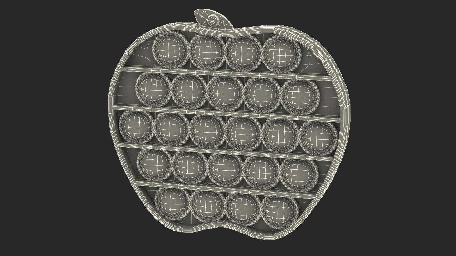 3D Rainbow Apple Pop It Toy - TurboSquid 1778806