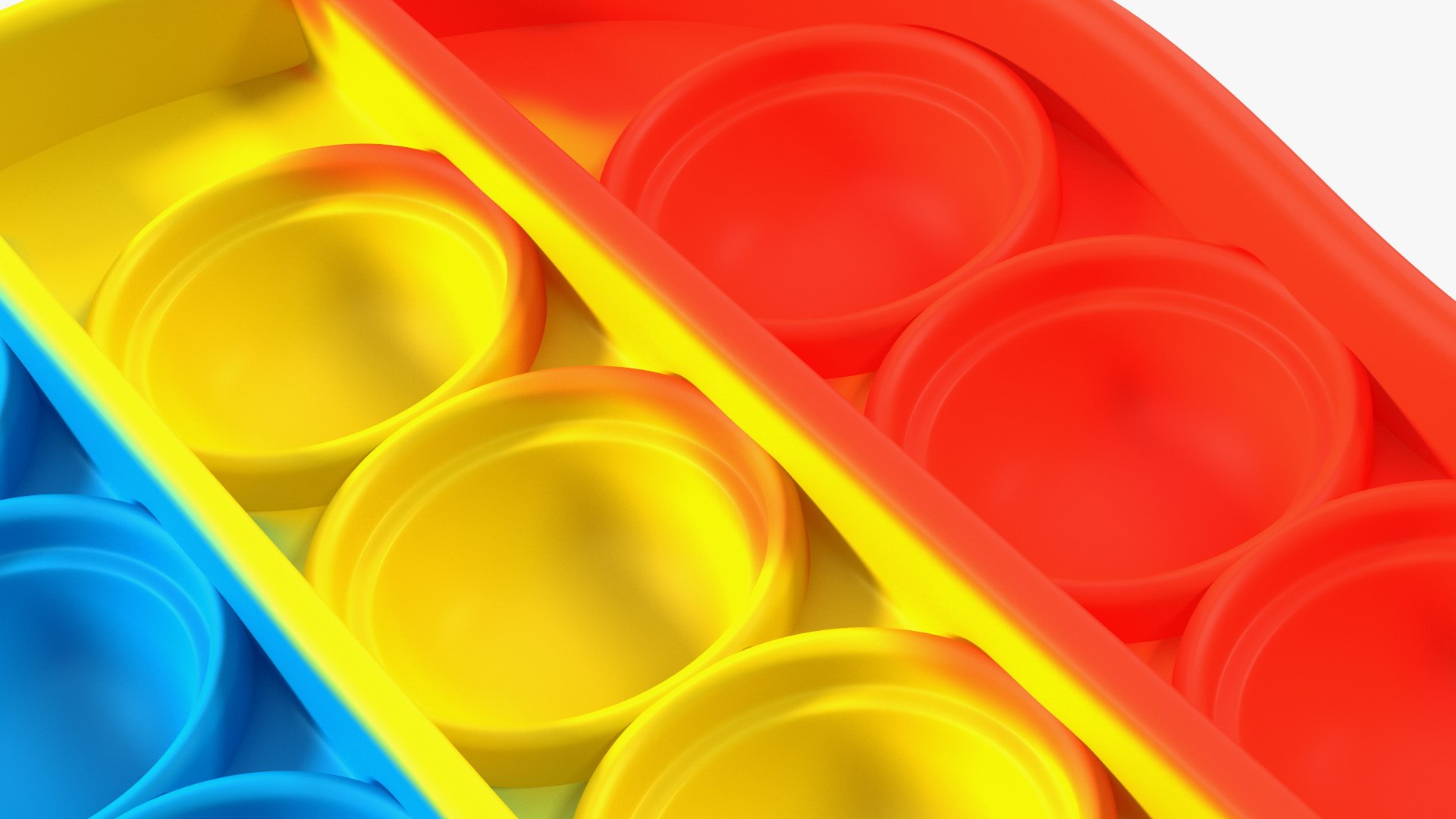 3D Rainbow Apple Pop It Toy - TurboSquid 1778806