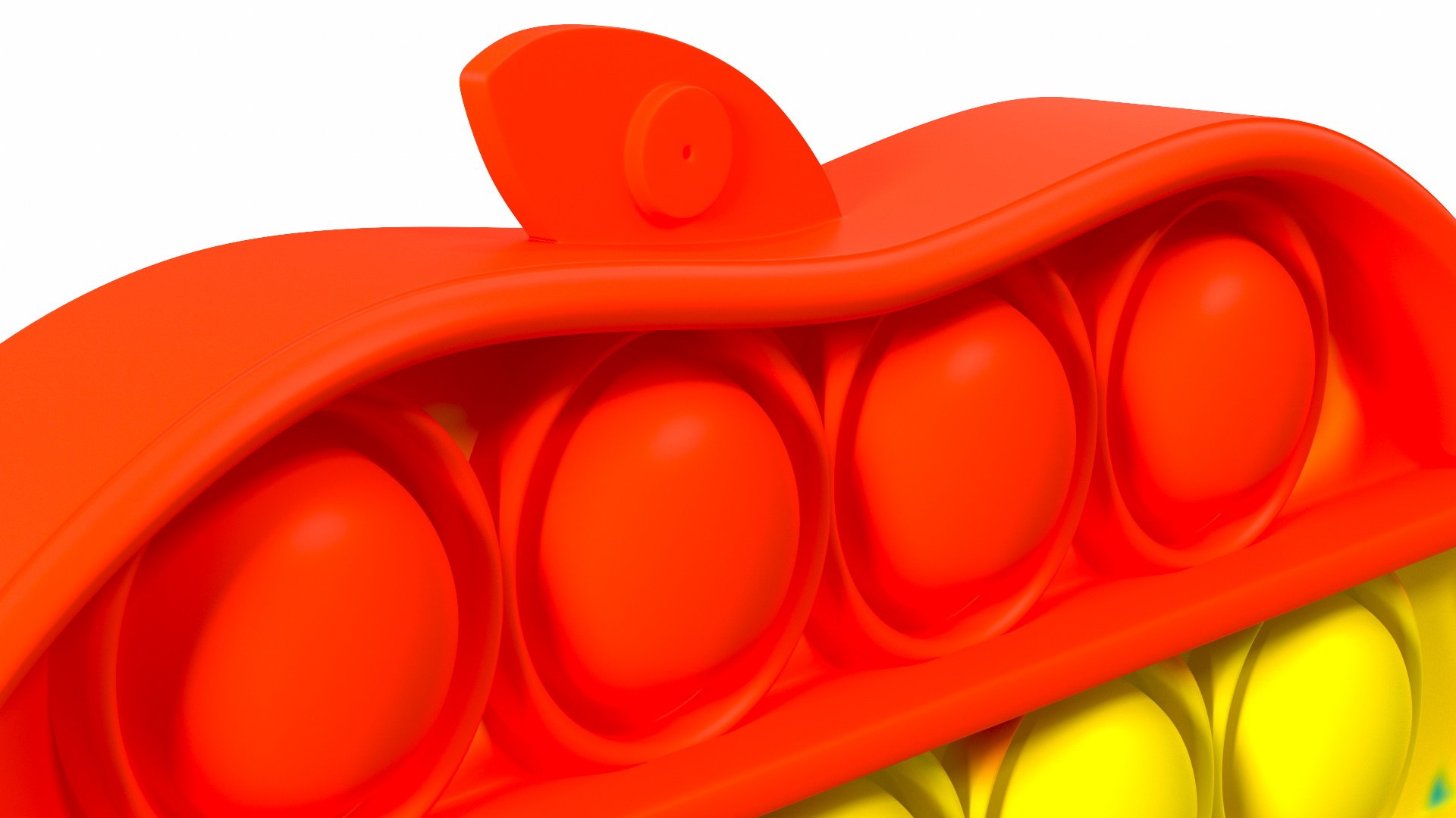 3D Rainbow Apple Pop It Toy - TurboSquid 1778806