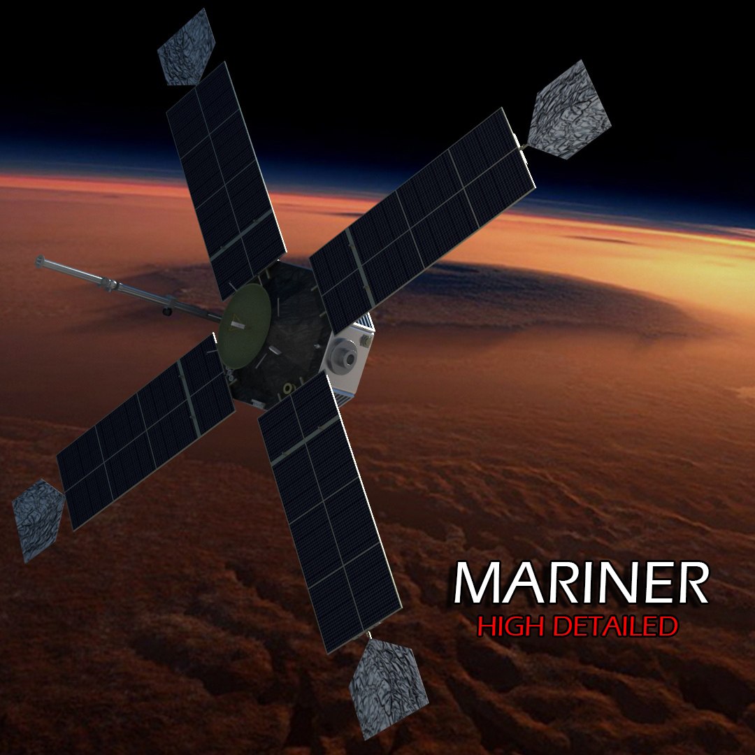 Mariner Satellite 3ds