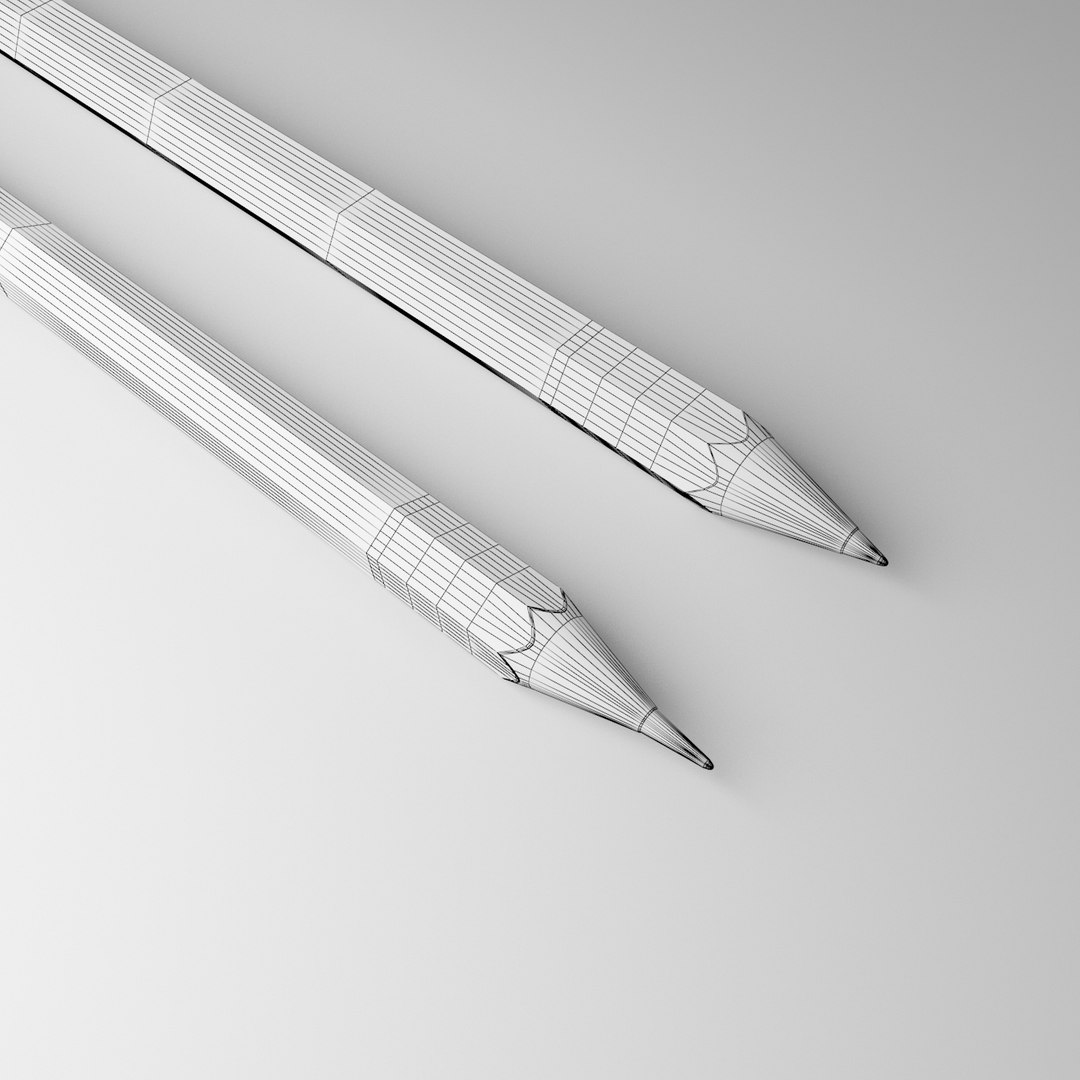 3d Pencils Model