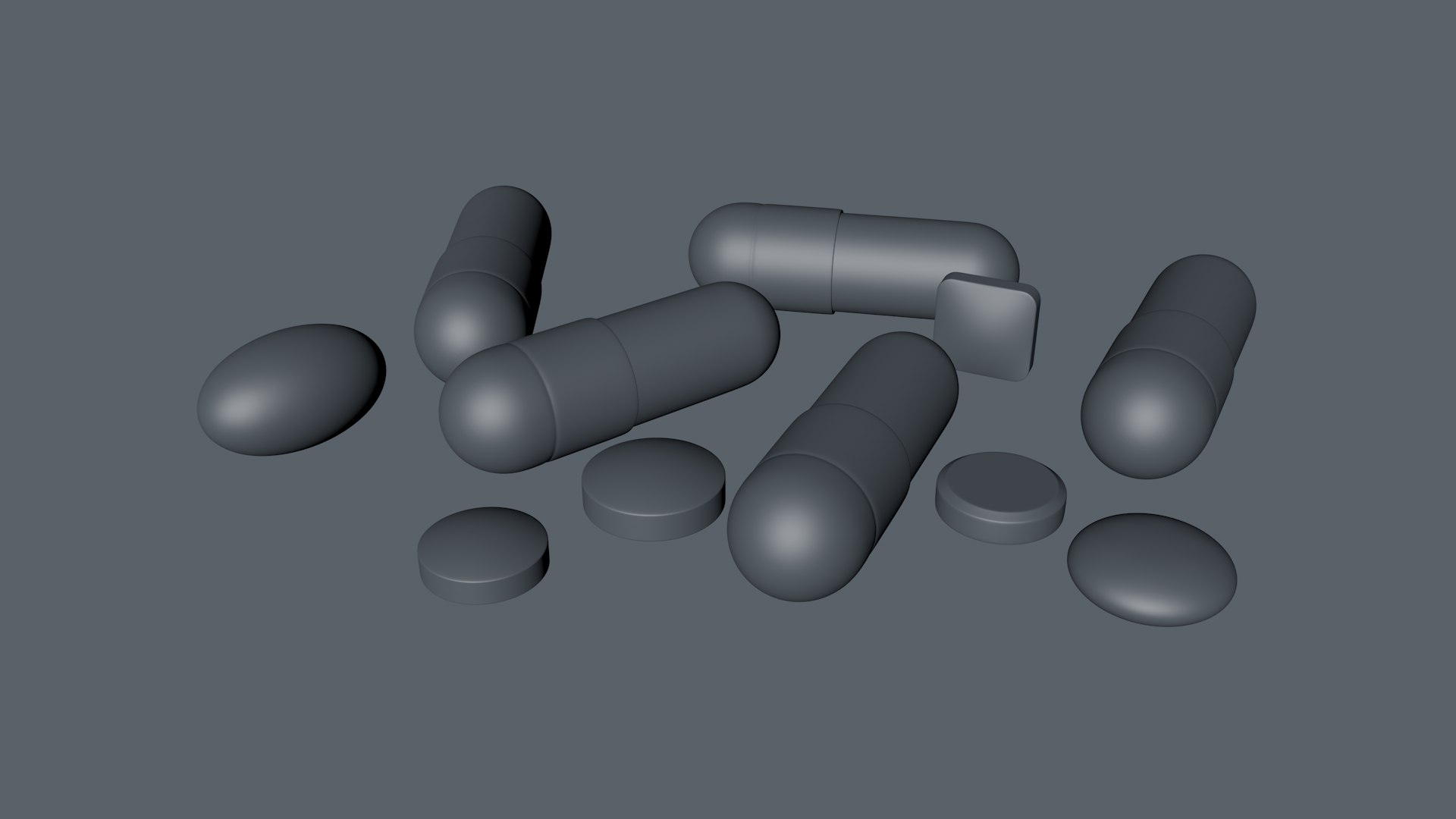 Pills 3d Model