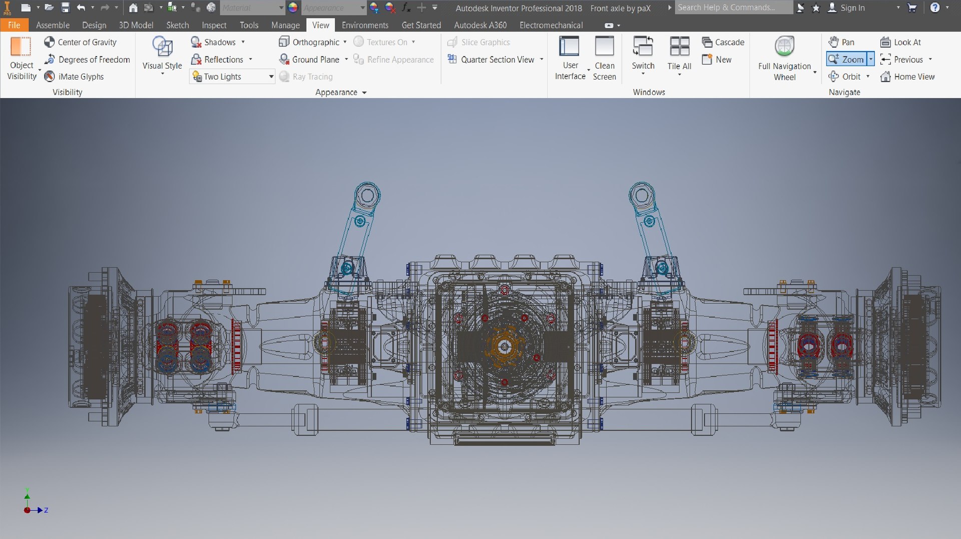 3D Tractor Front Axle Torque Drive - TurboSquid 2317591