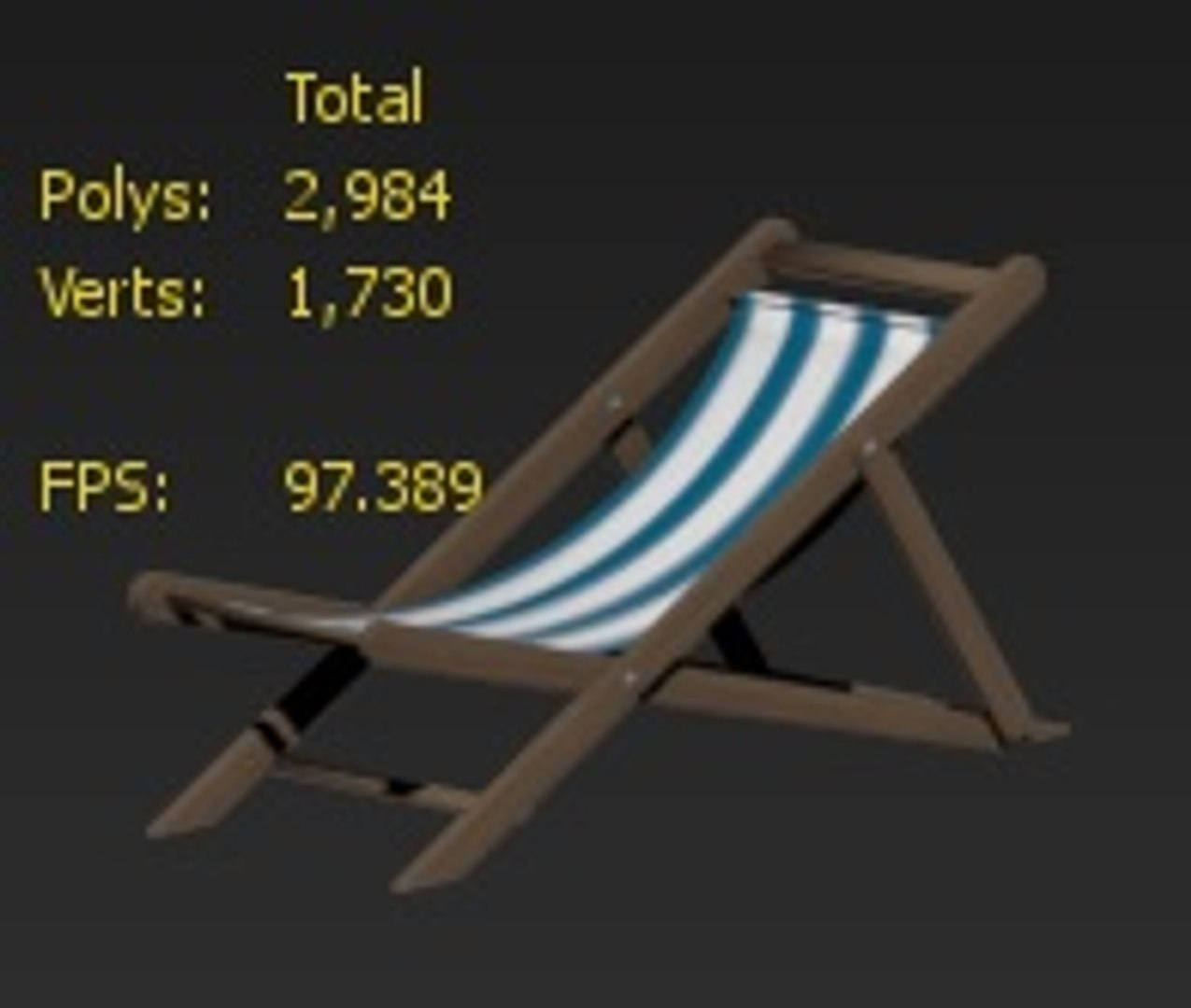 3d Beach Chair