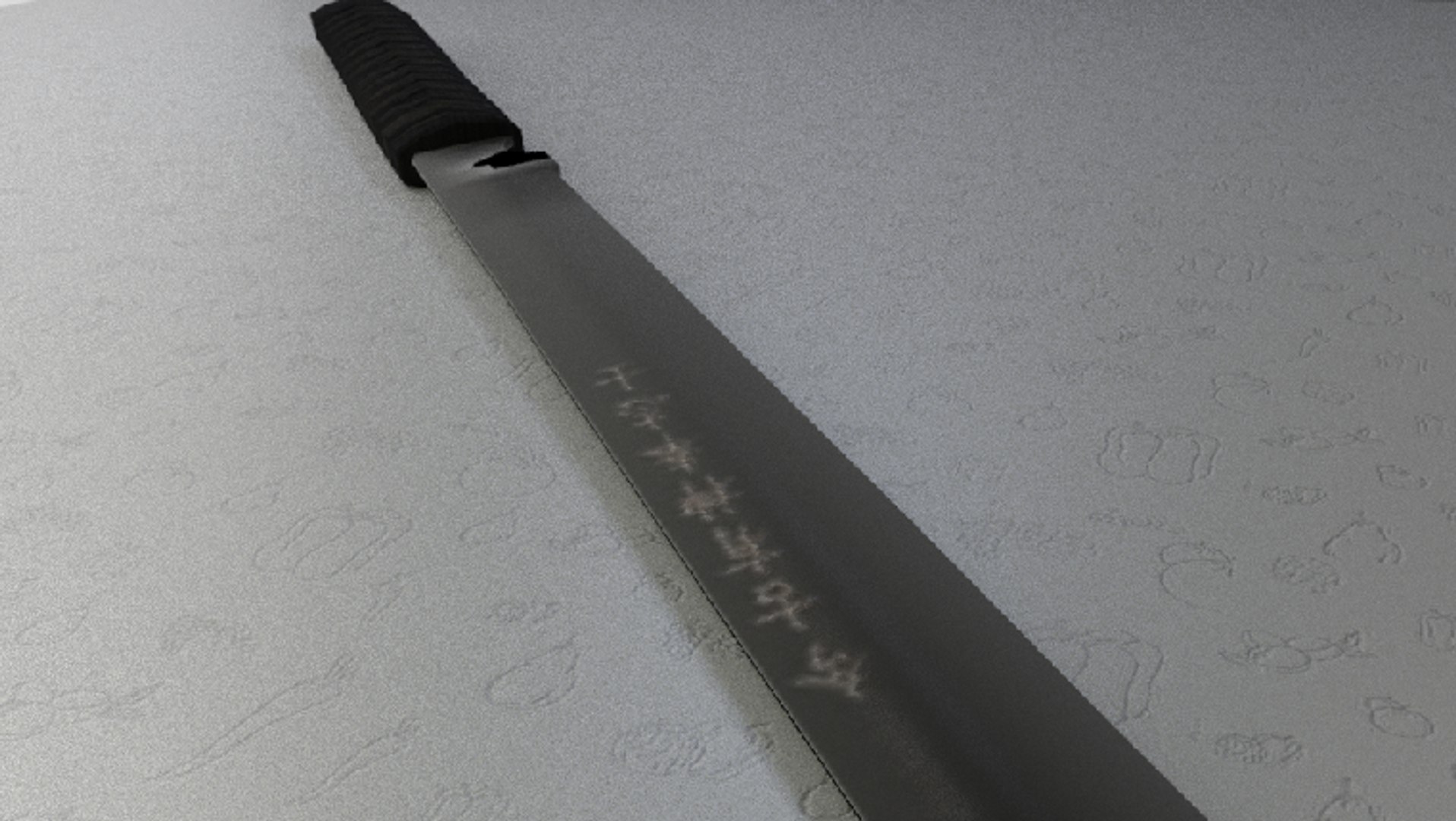 3D Model Ninja Sword - TurboSquid 1240515