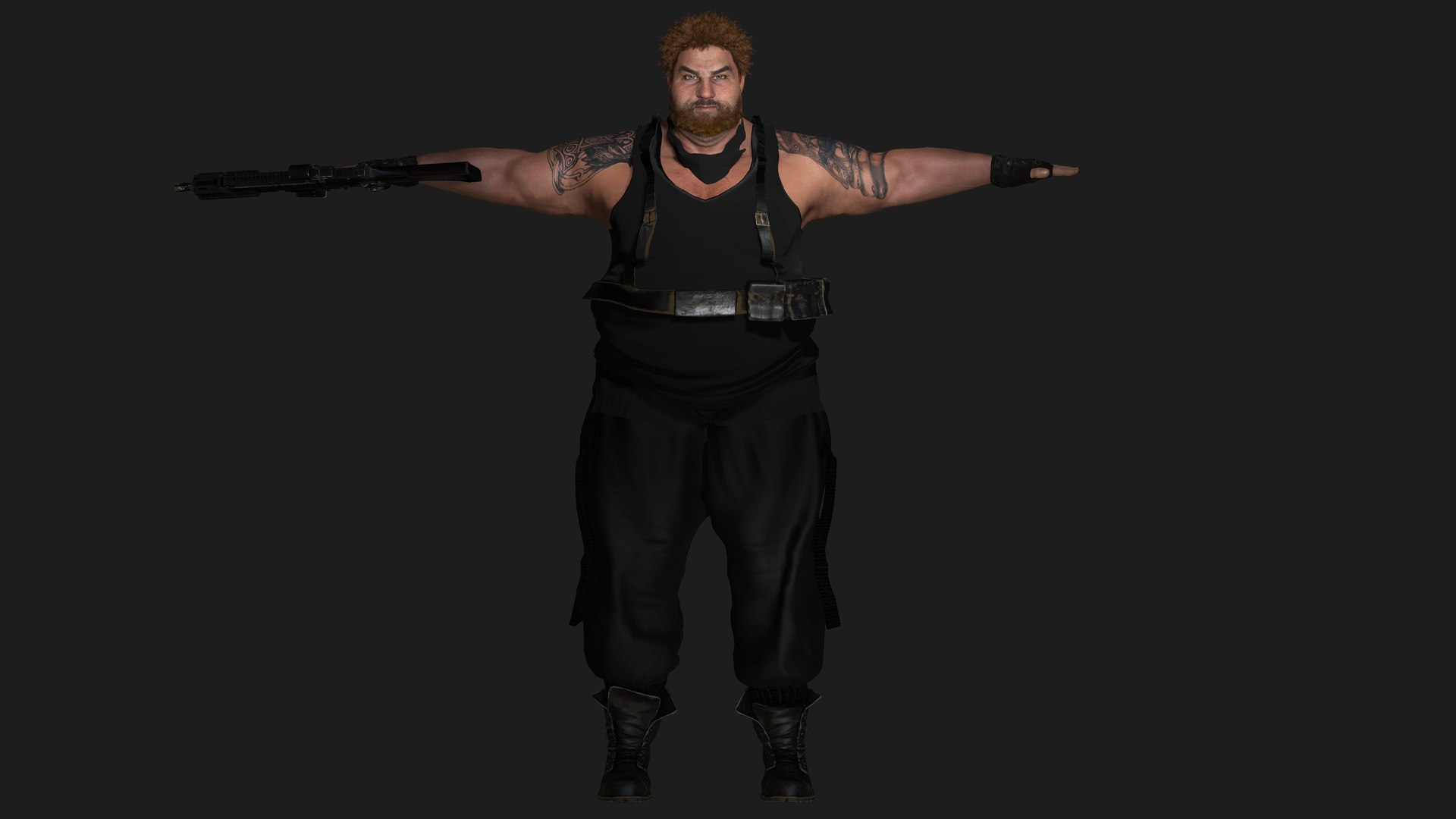 AAA 3D REALISTIC MAN CHARACTER - FAT SHOOTER ACTION HEROES GTA 3D ...