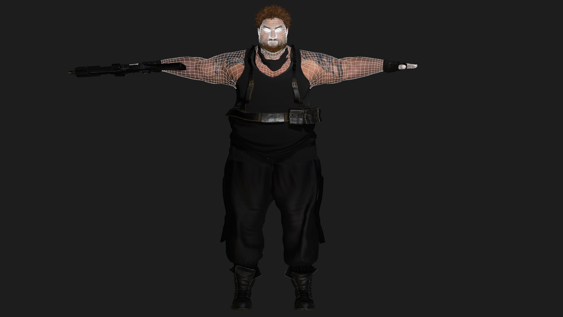 AAA 3D REALISTIC MAN CHARACTER - FAT SHOOTER ACTION HEROES GTA 3D ...