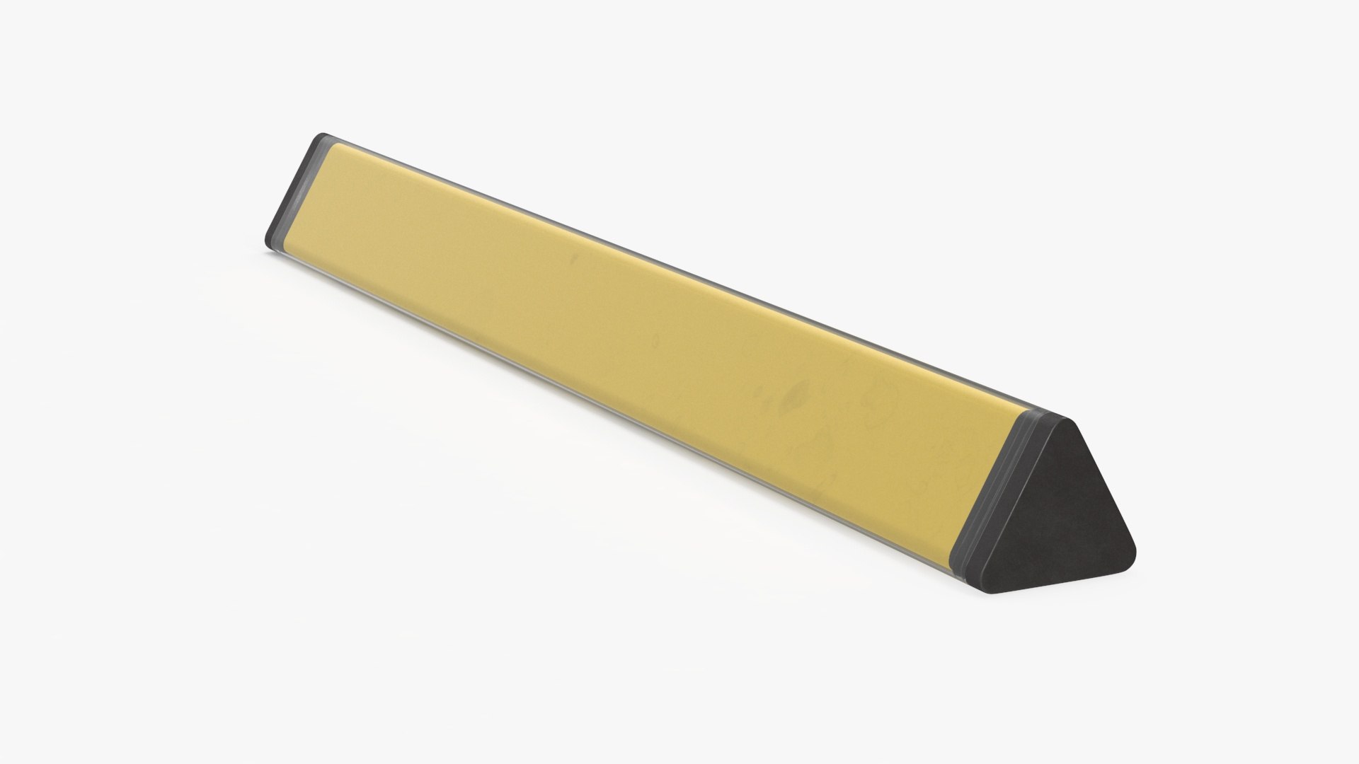 Triangular Checkout Divider Yellow 3D - TurboSquid 2221517
