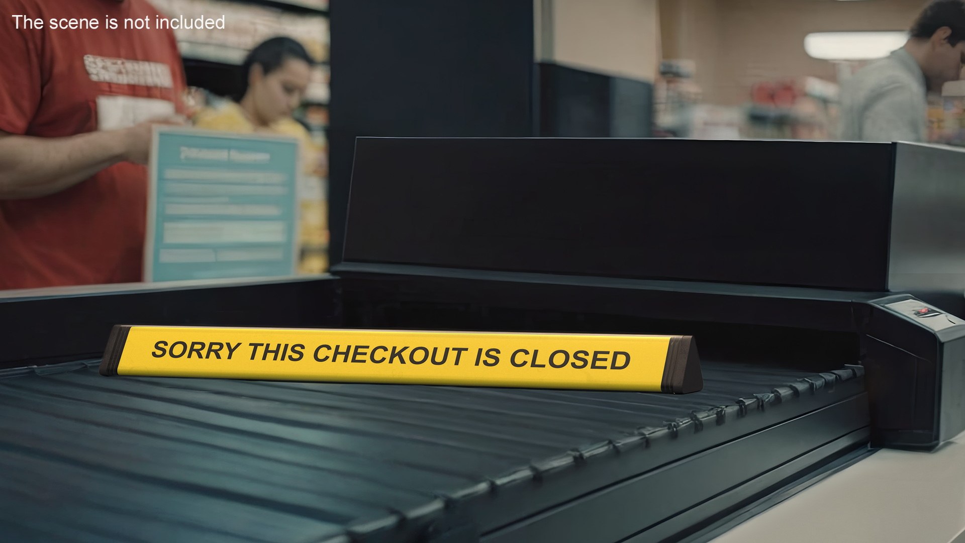 Triangular Checkout Divider Yellow 3D - TurboSquid 2221517