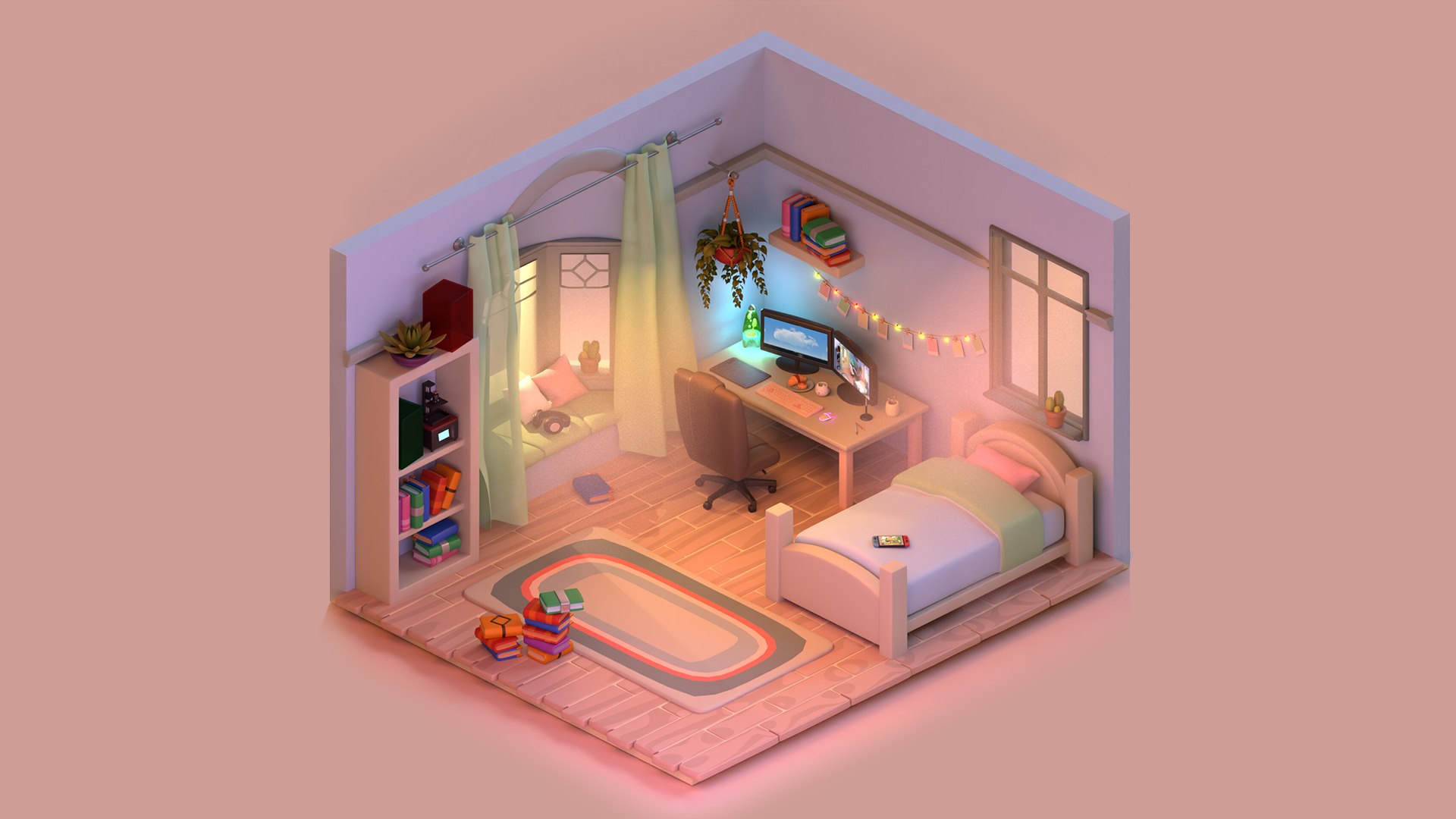 Cozy Room 3D Asset Pack 3D - TurboSquid 2209757